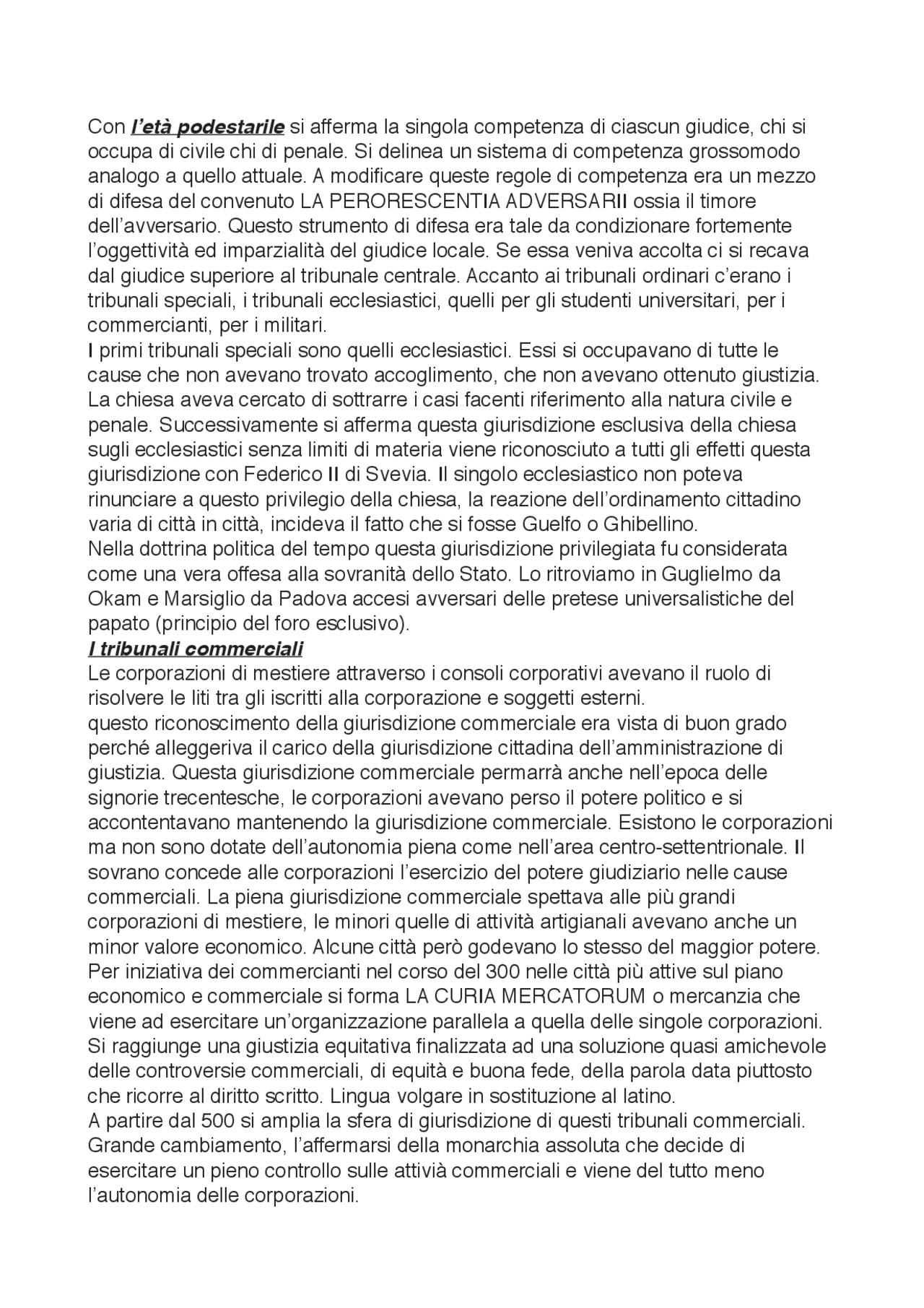 Diritto Comune Appunti Delle Lezioni 2 Parte Docsity