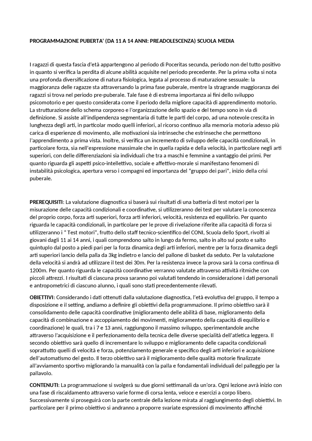 Esempi Di Programmazione Docsity