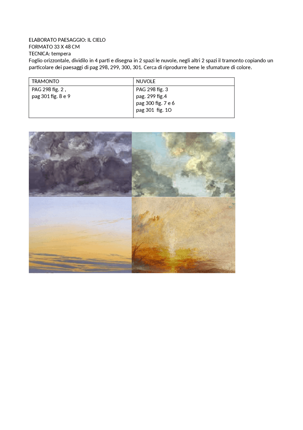Arte Disegno Immagini Di Cielo Docsity