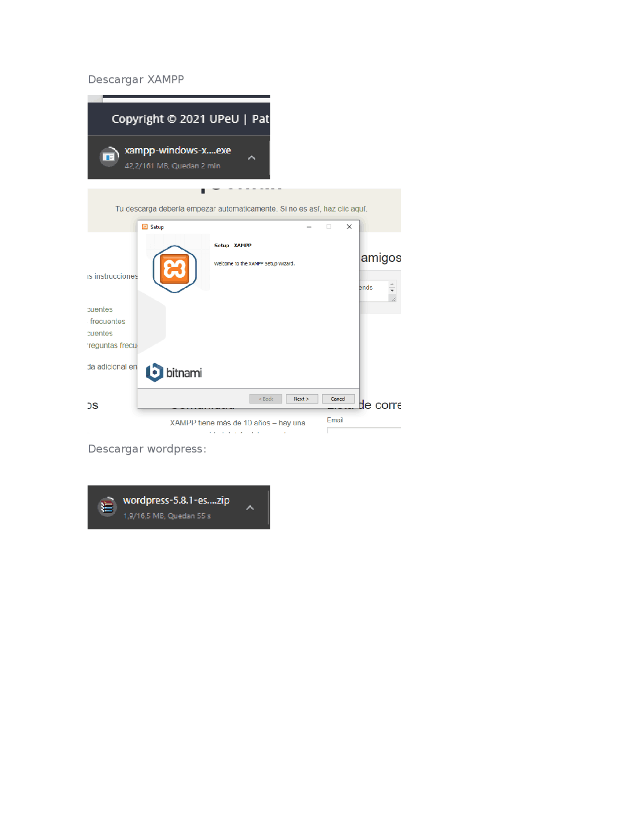 Manera correcta de descargar xamm - Docsity