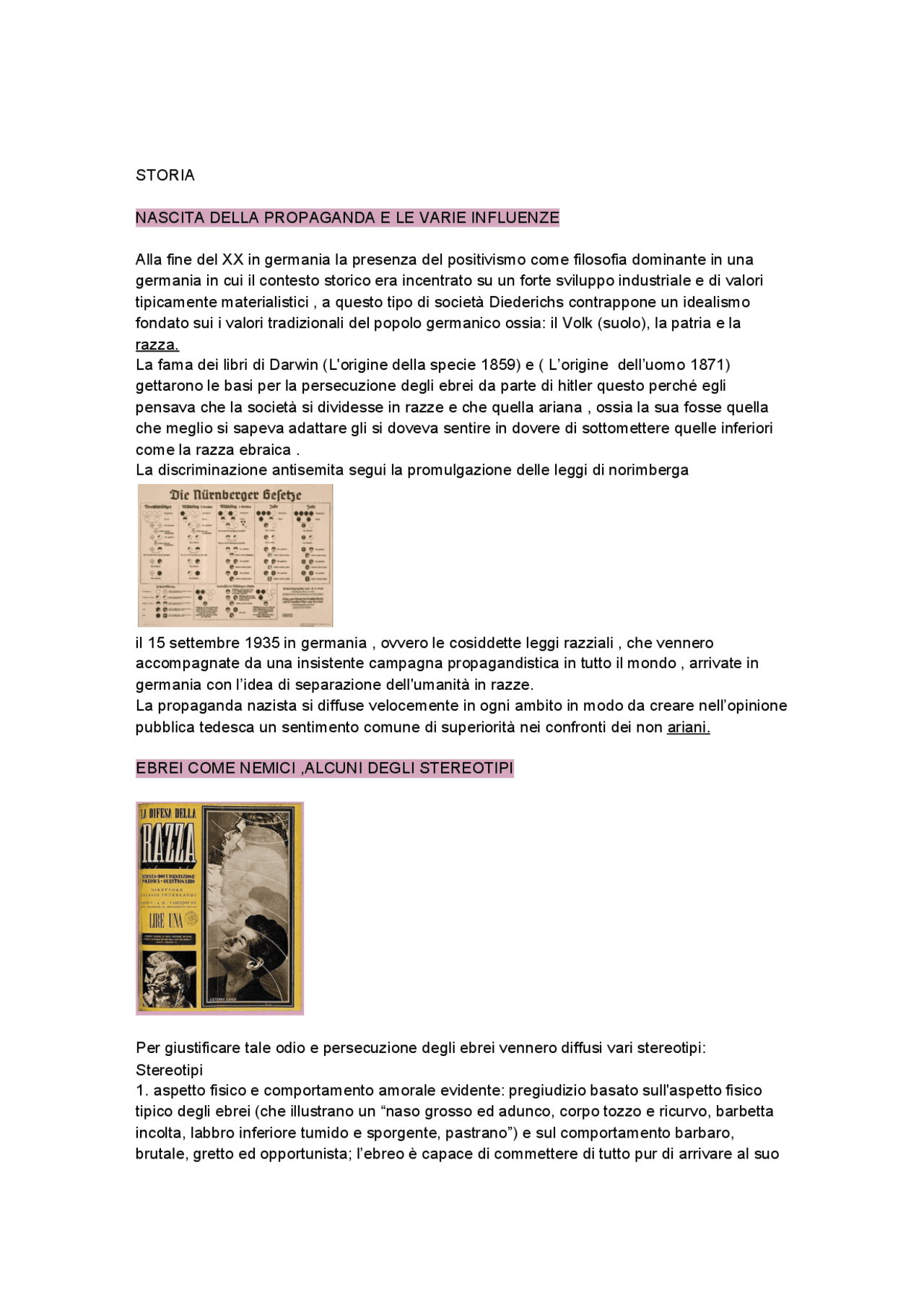 Dittature Il Nazzismo Docsity
