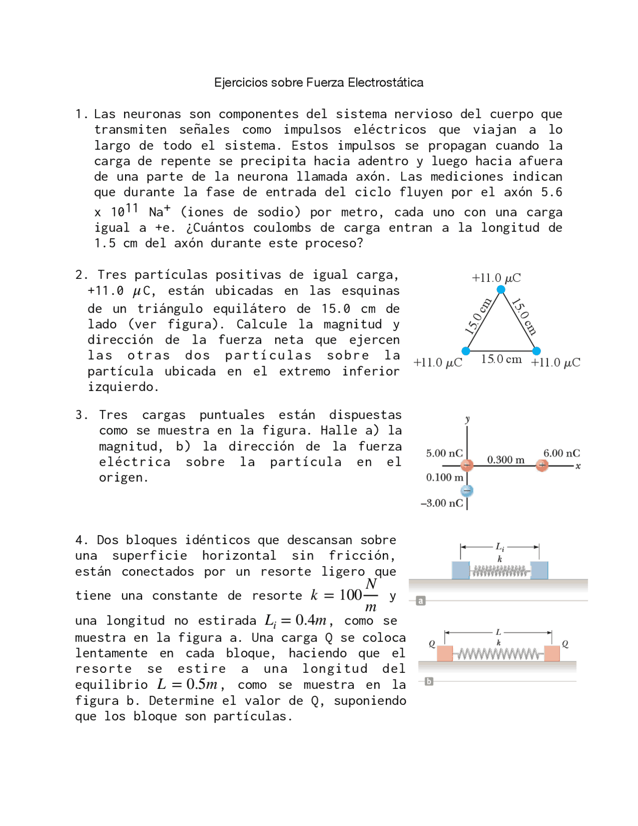 Ejercicios Física Básica 2complementaria 5 Ejercicios De Física
