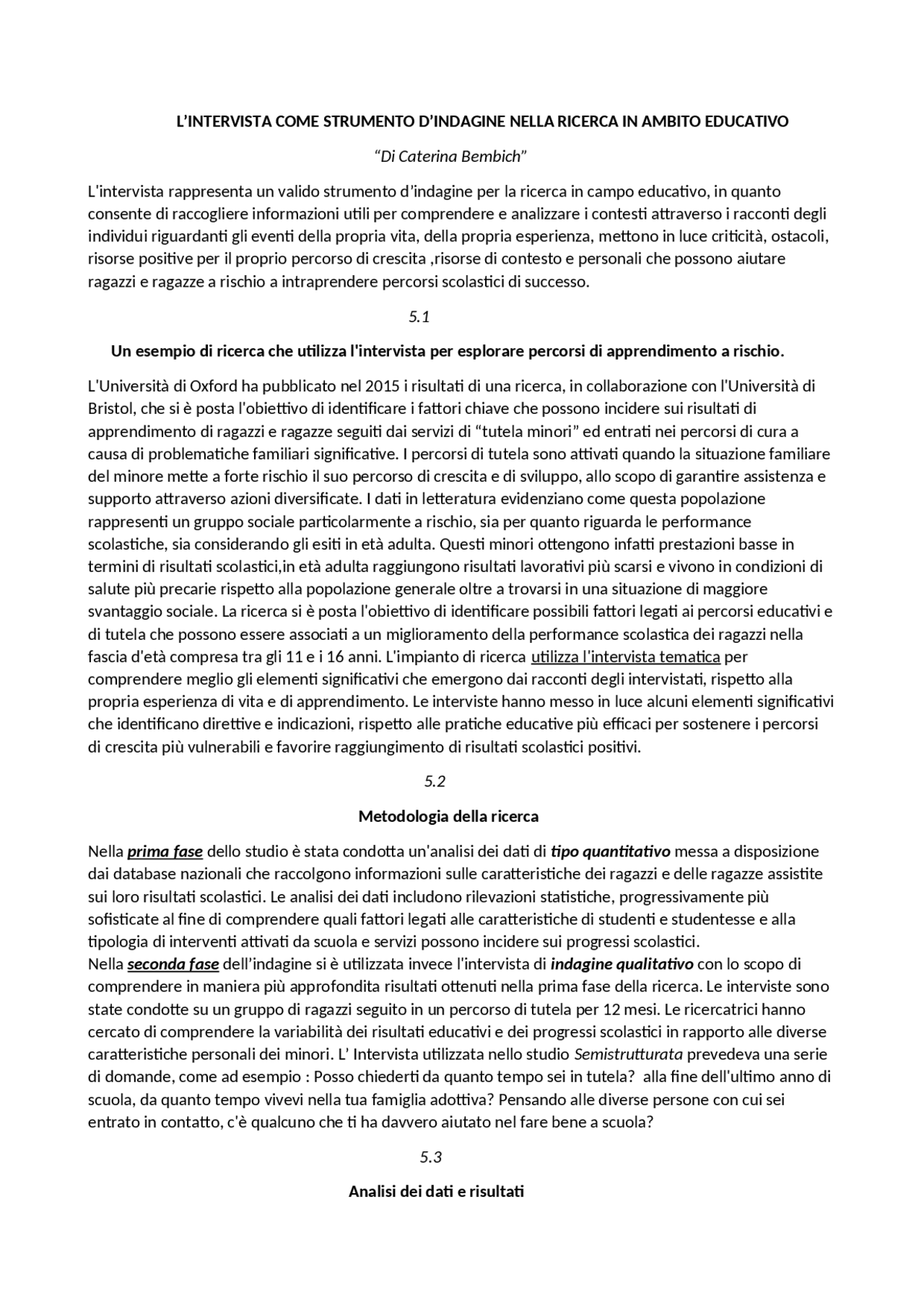 Riassunto Libro Ricerca Empirica Docsity