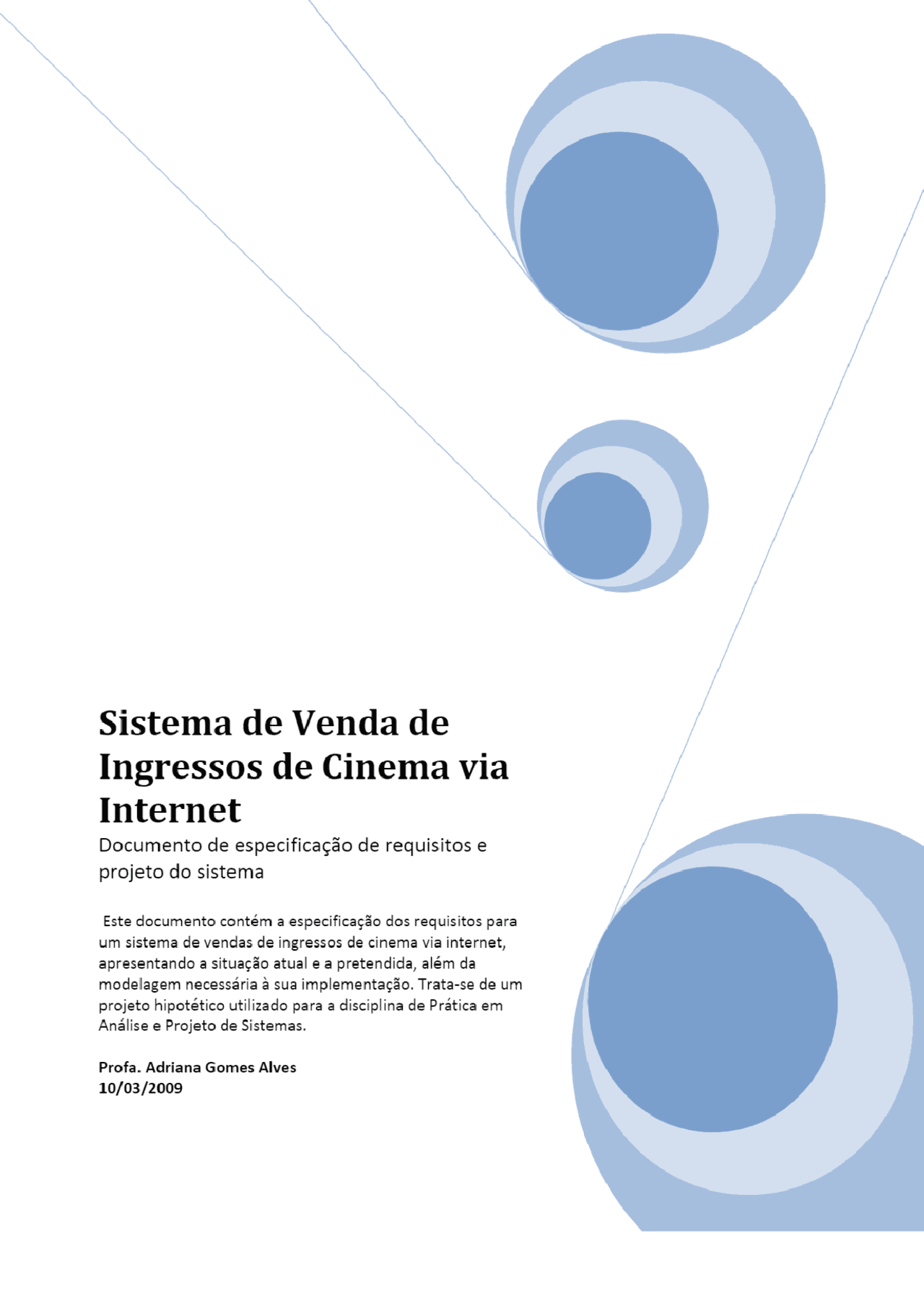 Projeto Integrado Em Análise E Desenvolvimento De Sistemas Docsity