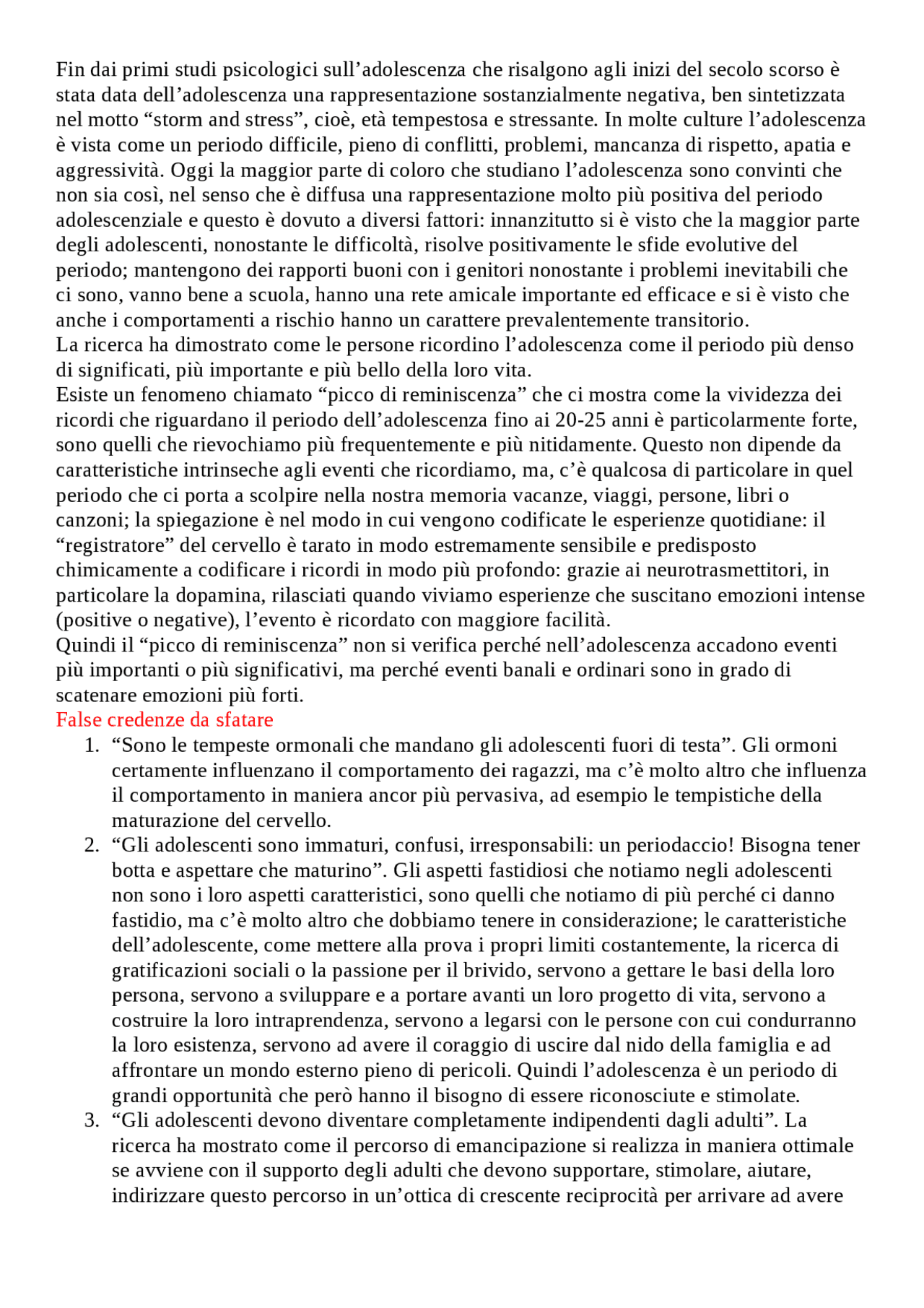 Riassunto Appunti E Slide Docsity