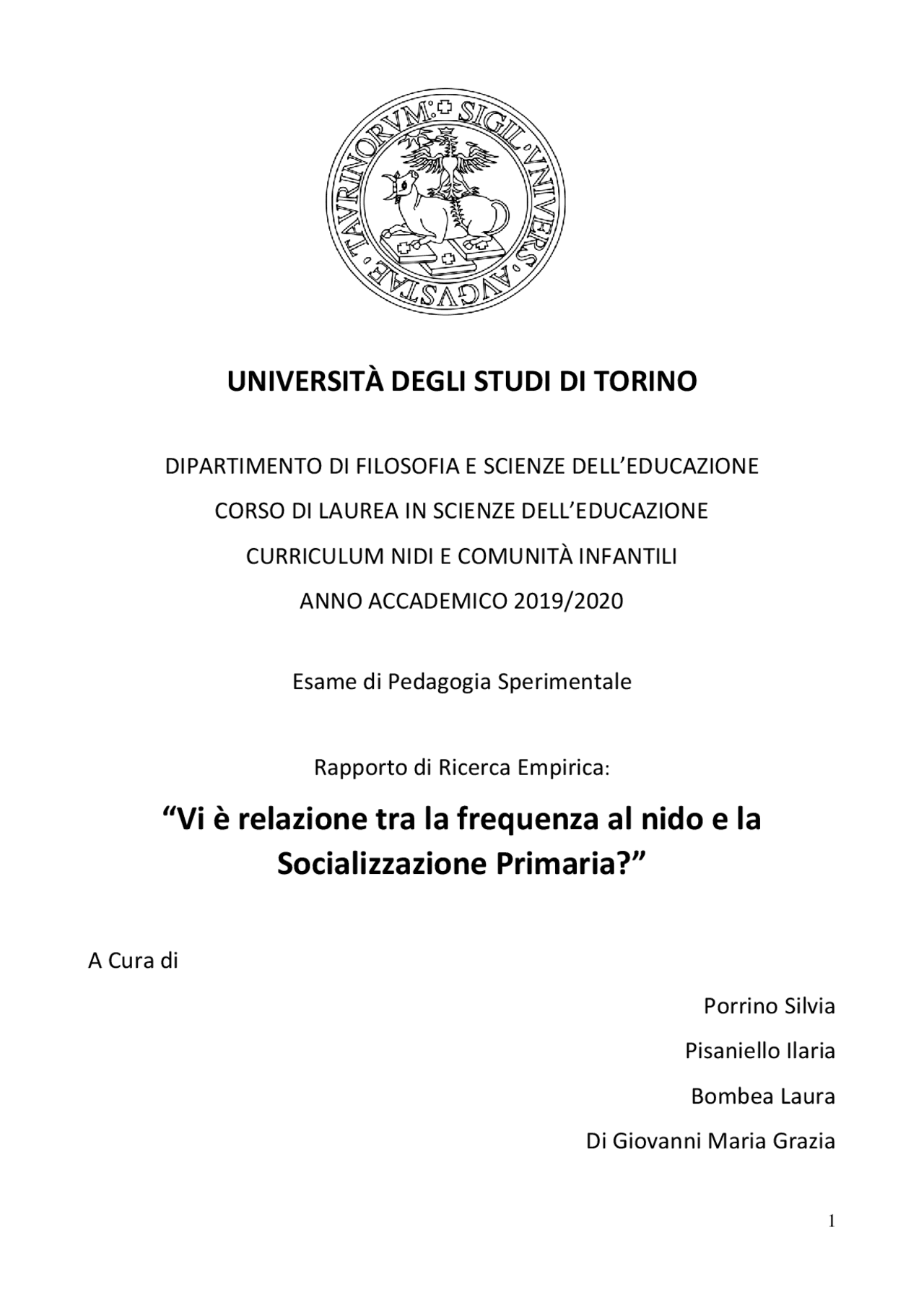 Ricerca Empirica Pedagogia Sperimentale Docsity