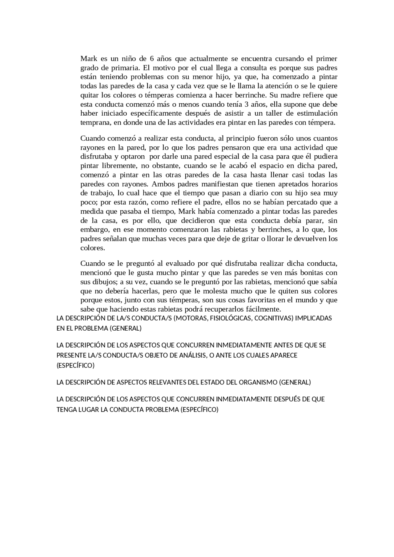 Analisis Funcional Intervencion Docsity