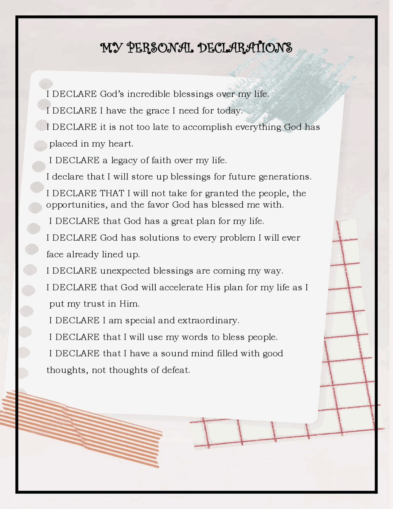 Essay Collage Declaration And Lesson Docsity
