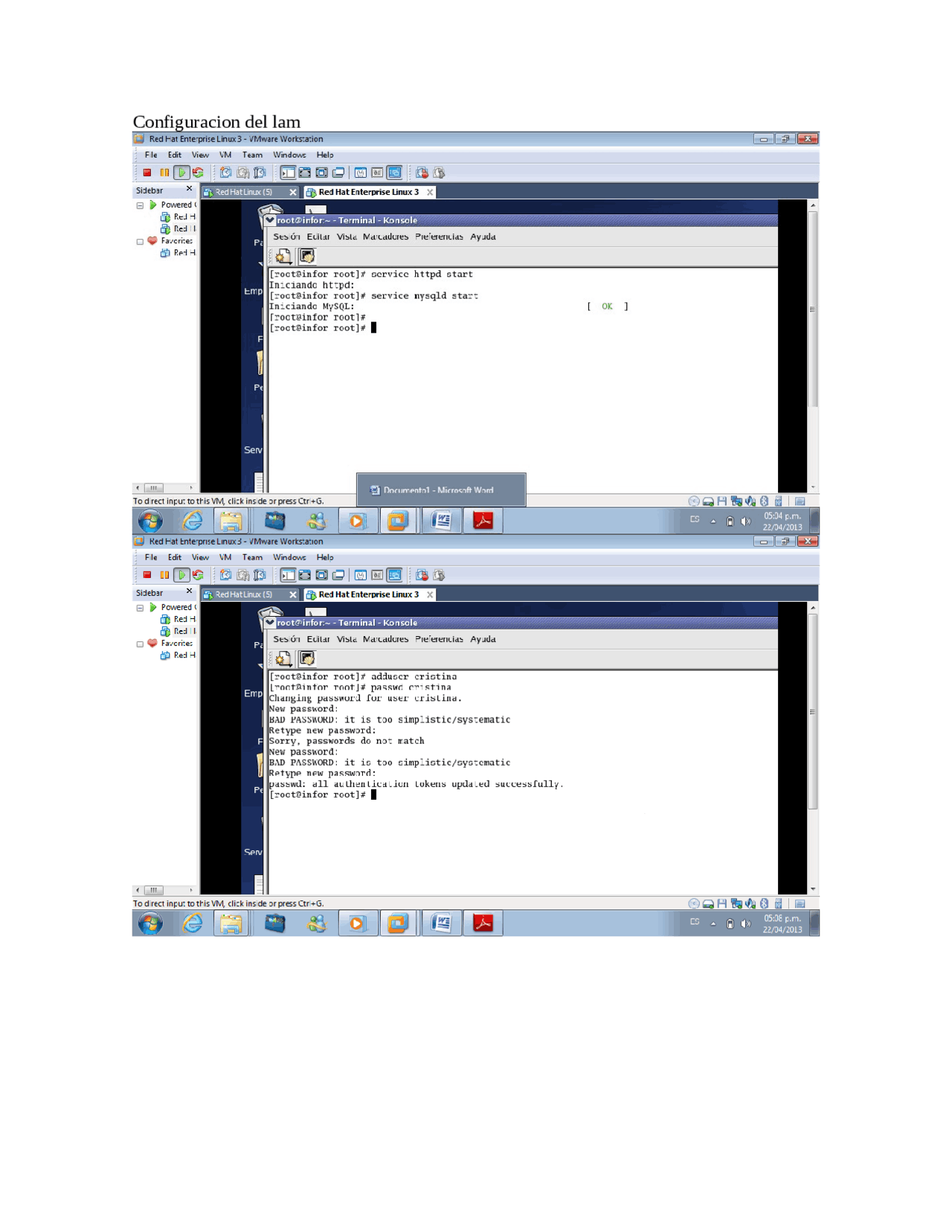 Configuración De Las Redes Lan Apuntes De Redes De Área Local Docsity