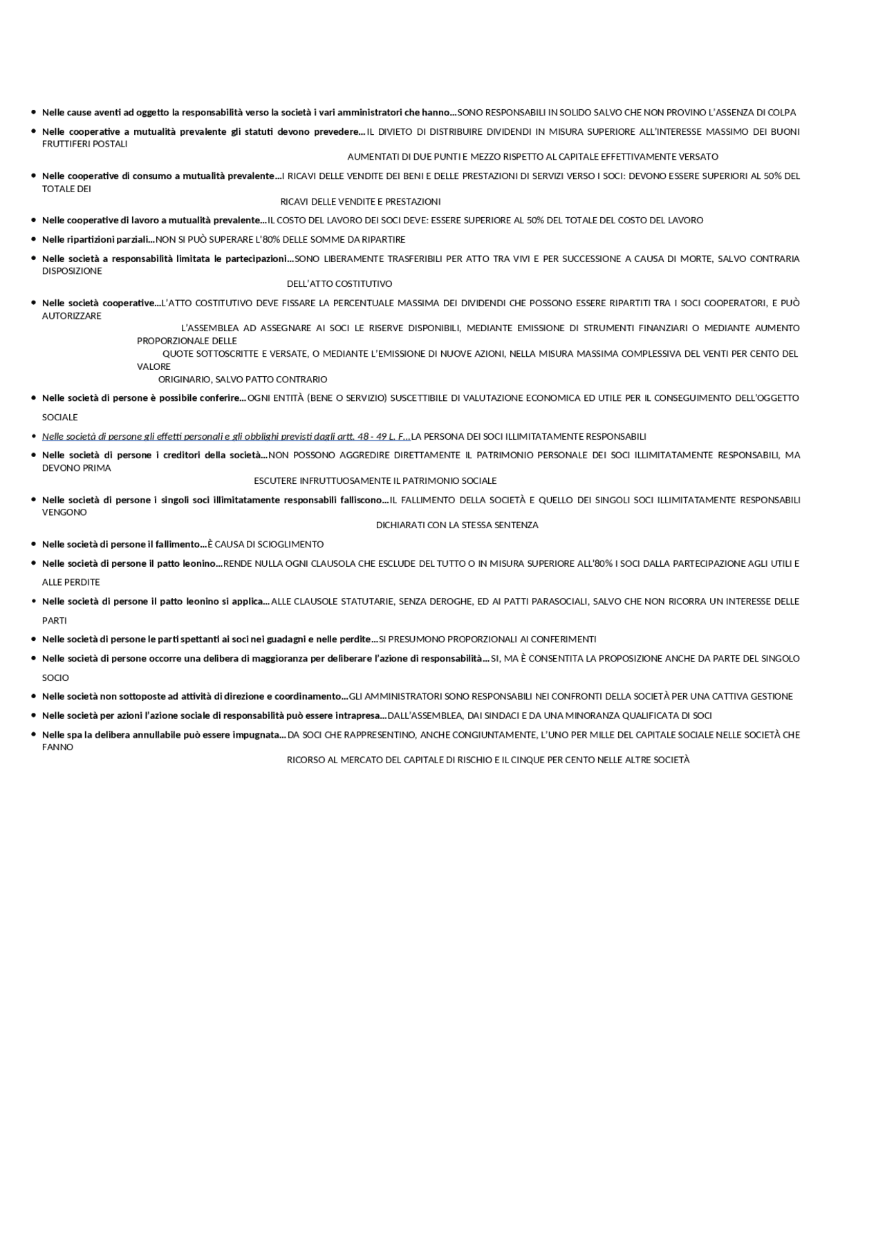 Test Diritto Fallimentare 2021 Prove Desame Di Diritto Fallimentare