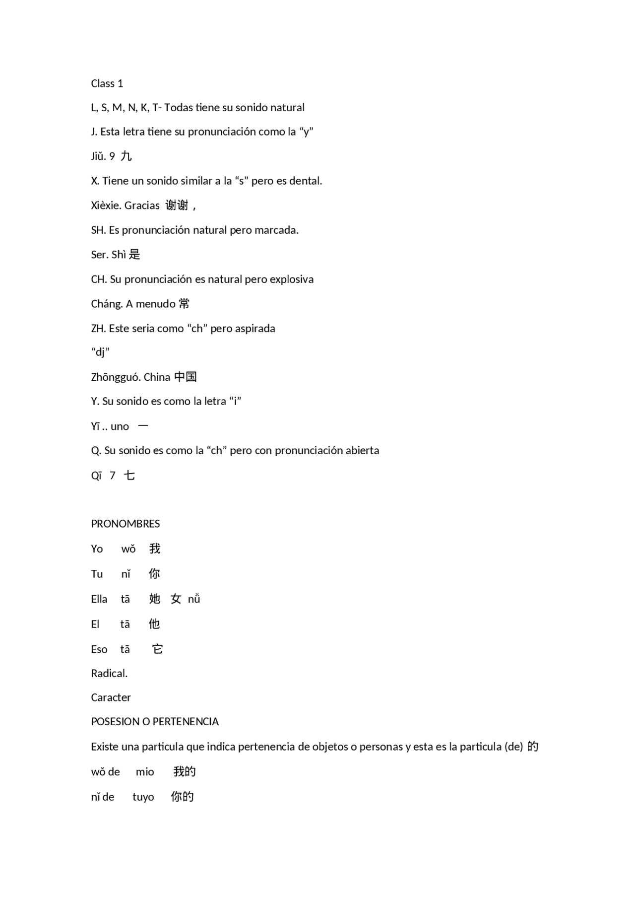 Puro chino curso basico de chino facil - Docsity