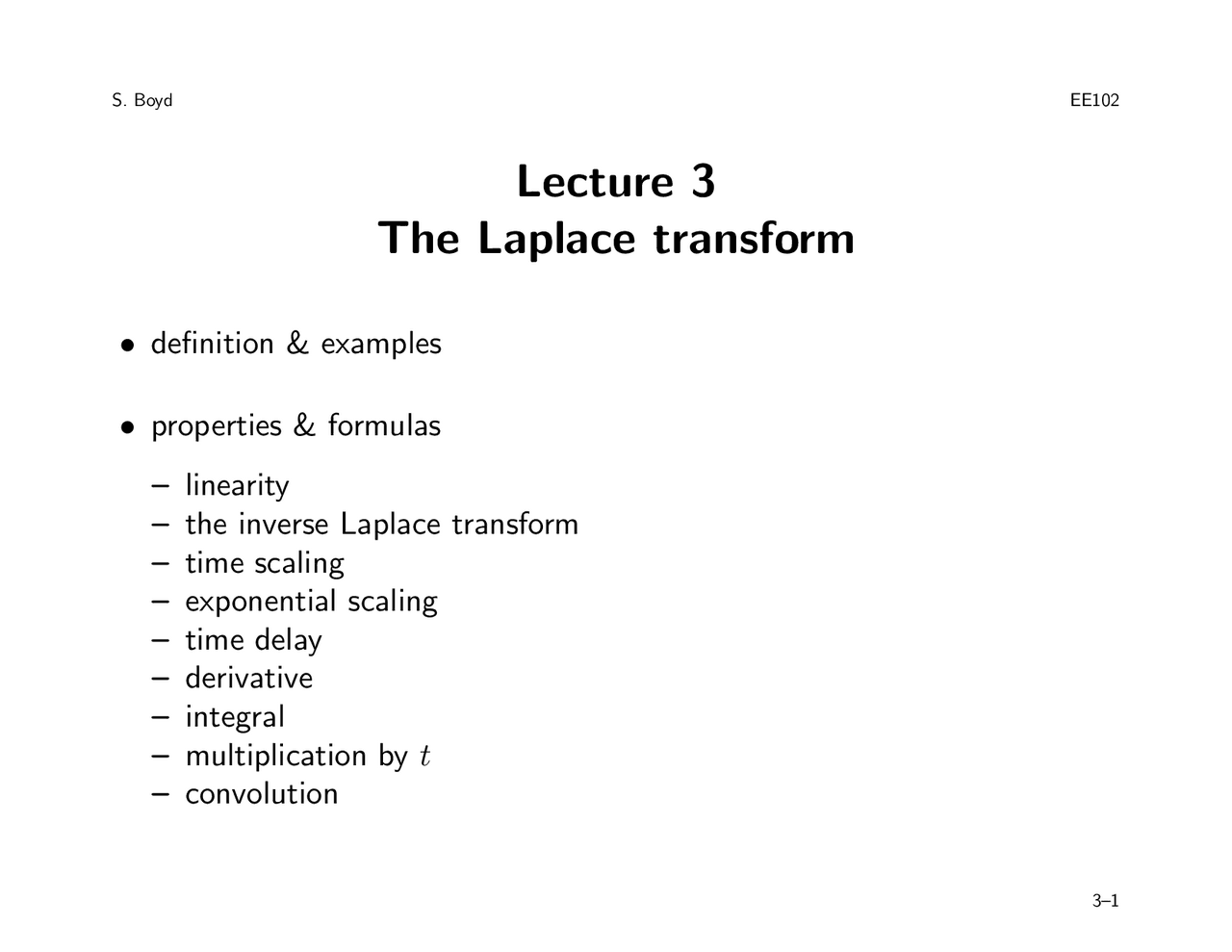 Transformada De Lapace Docsity