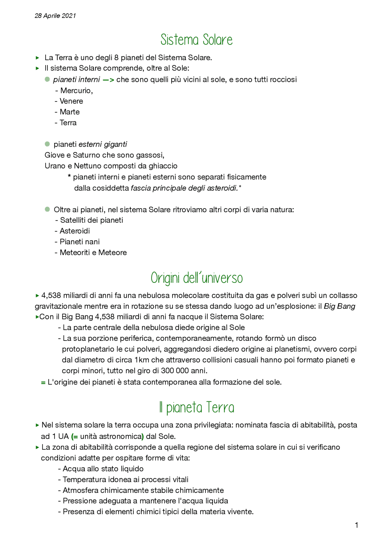 Scienze Della Terra Docsity