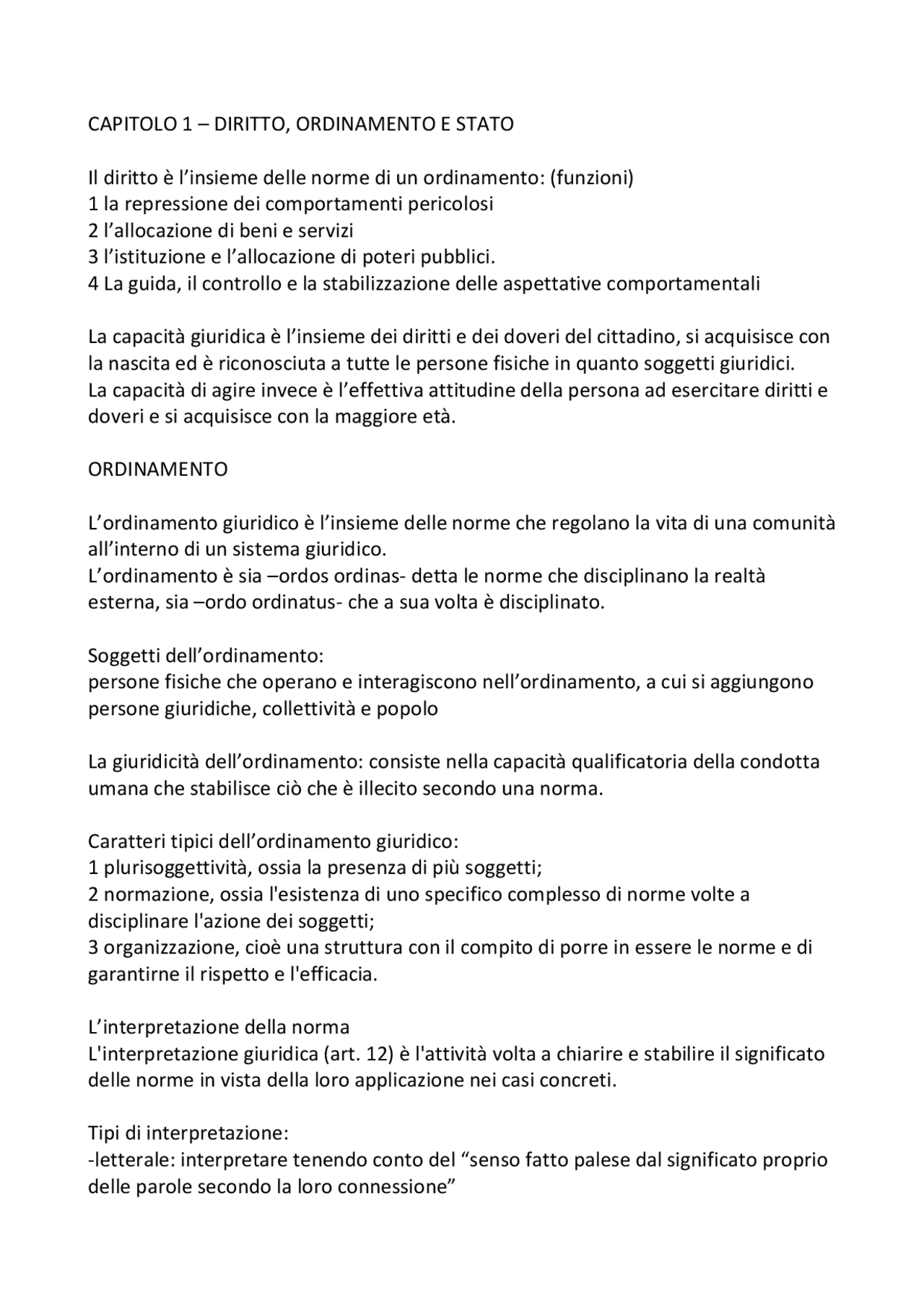 Riassunto Del Libro Di Diritto Pubblico Docsity