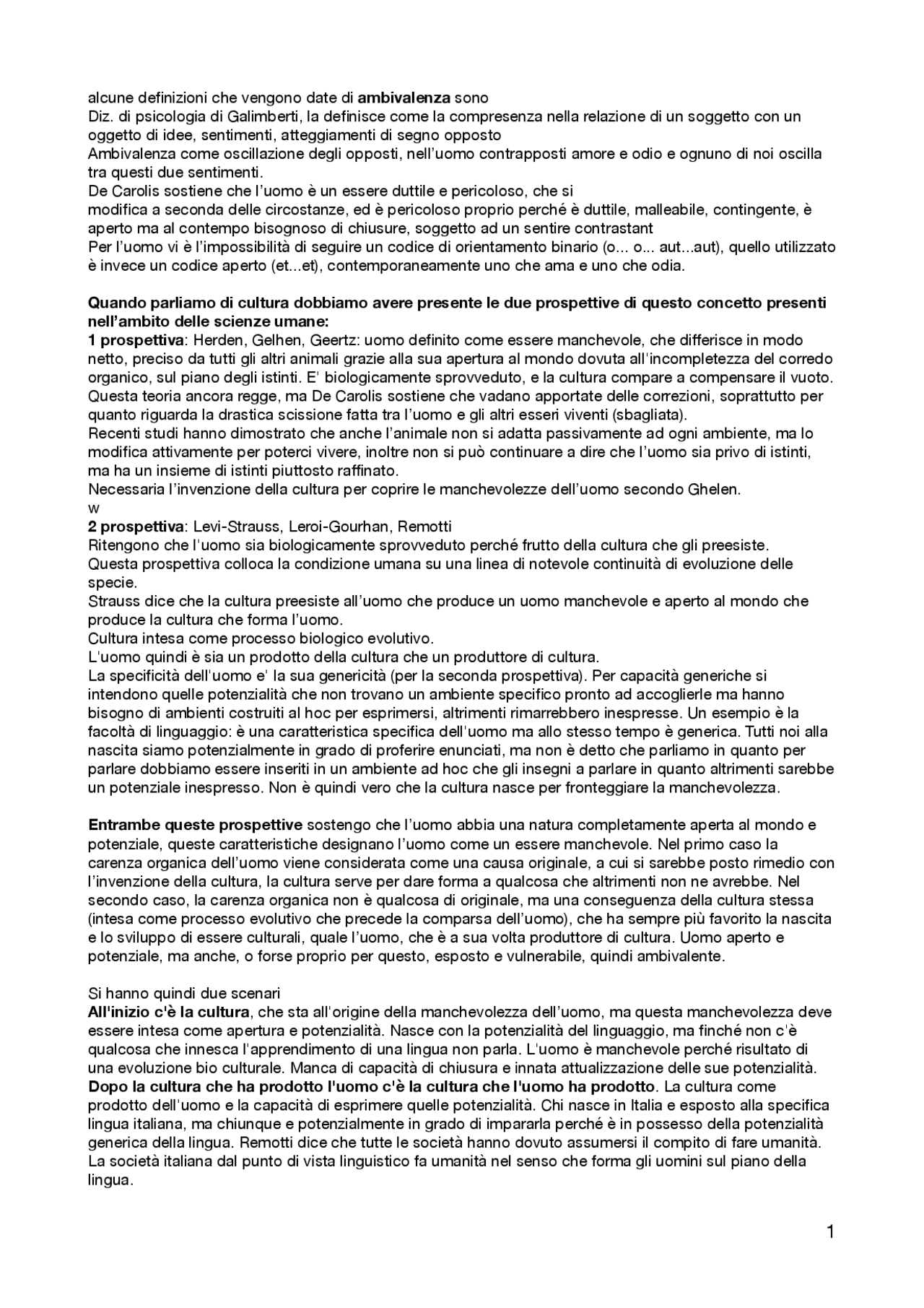 Sociologia Dei Processi Formativi Appunti Docsity