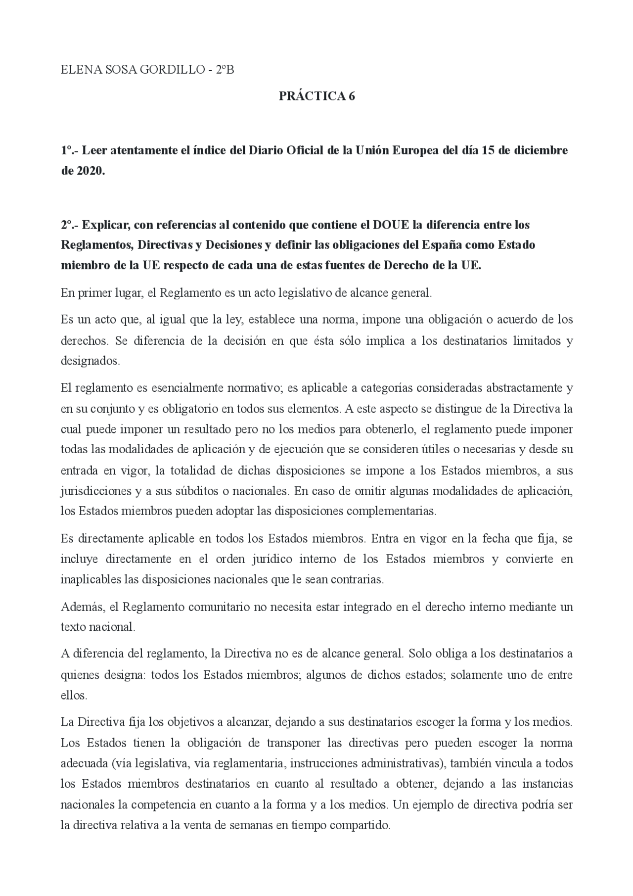 Practica 6 Comunitario Docsity