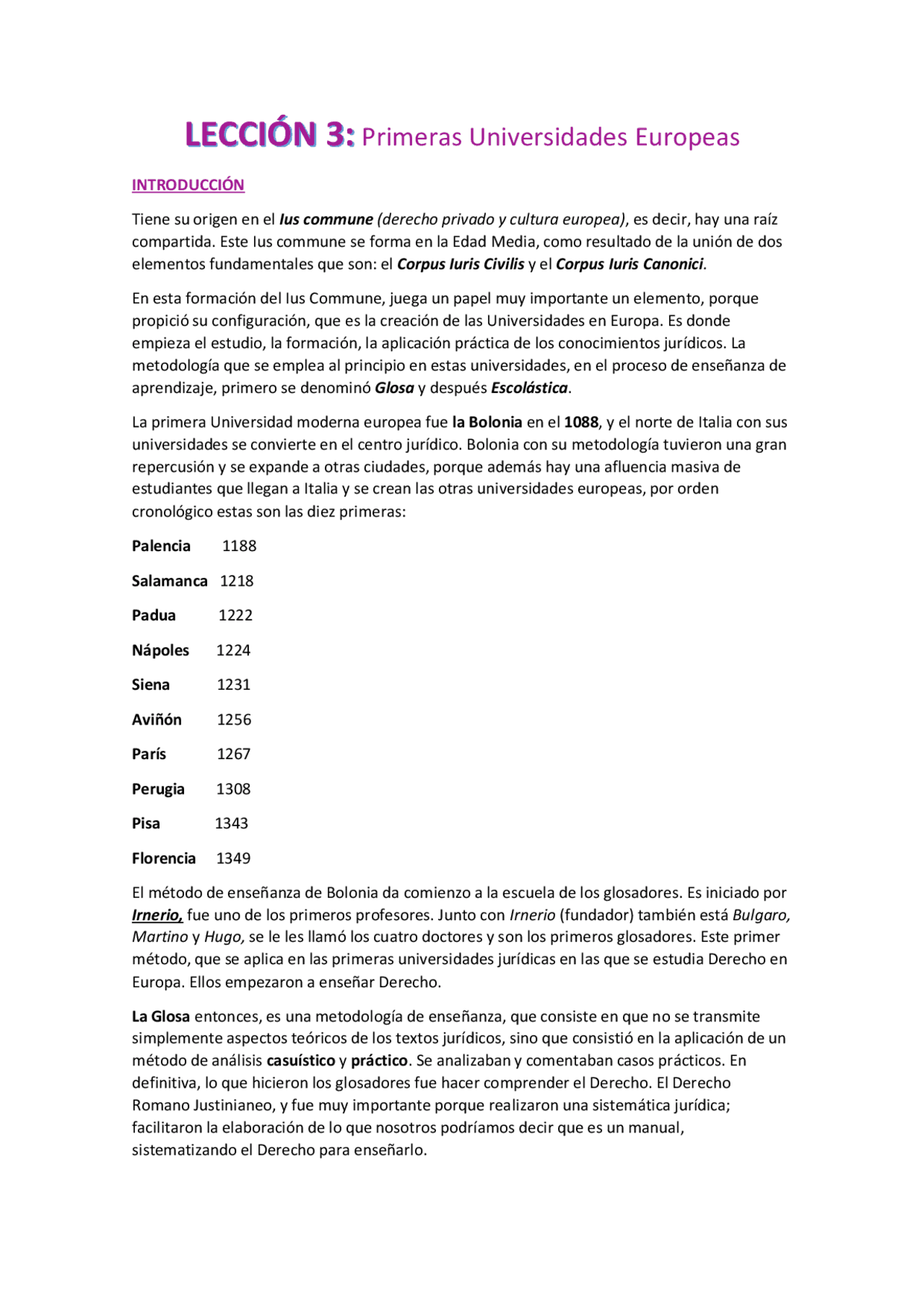 Derecho Común Europeo Docsity