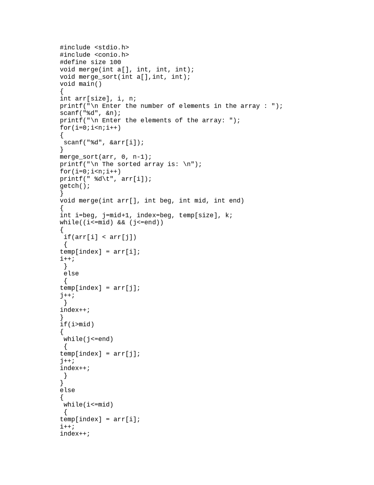 Programs Of Design And Analysis Of Algorithm Docsity