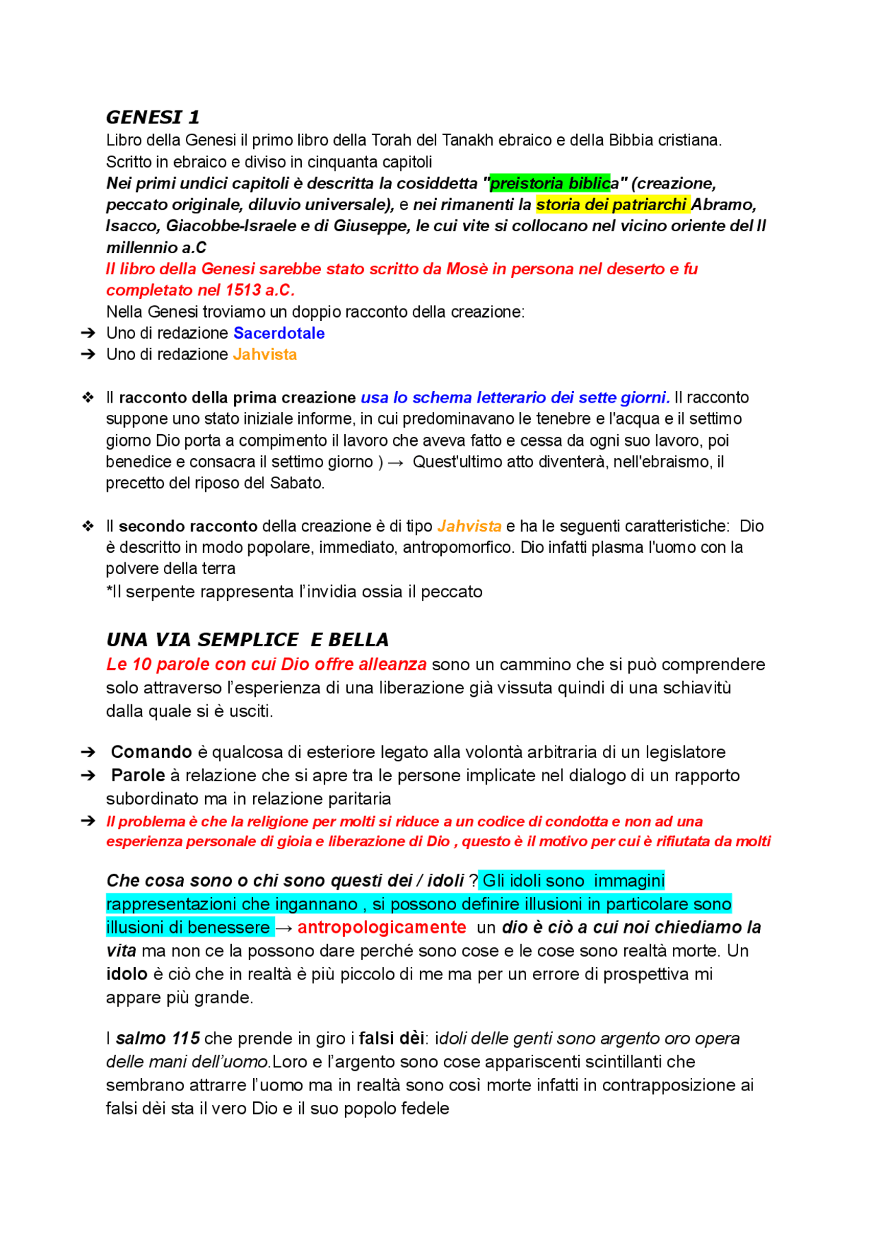 Slide Per Esame Orale Teologia Docsity