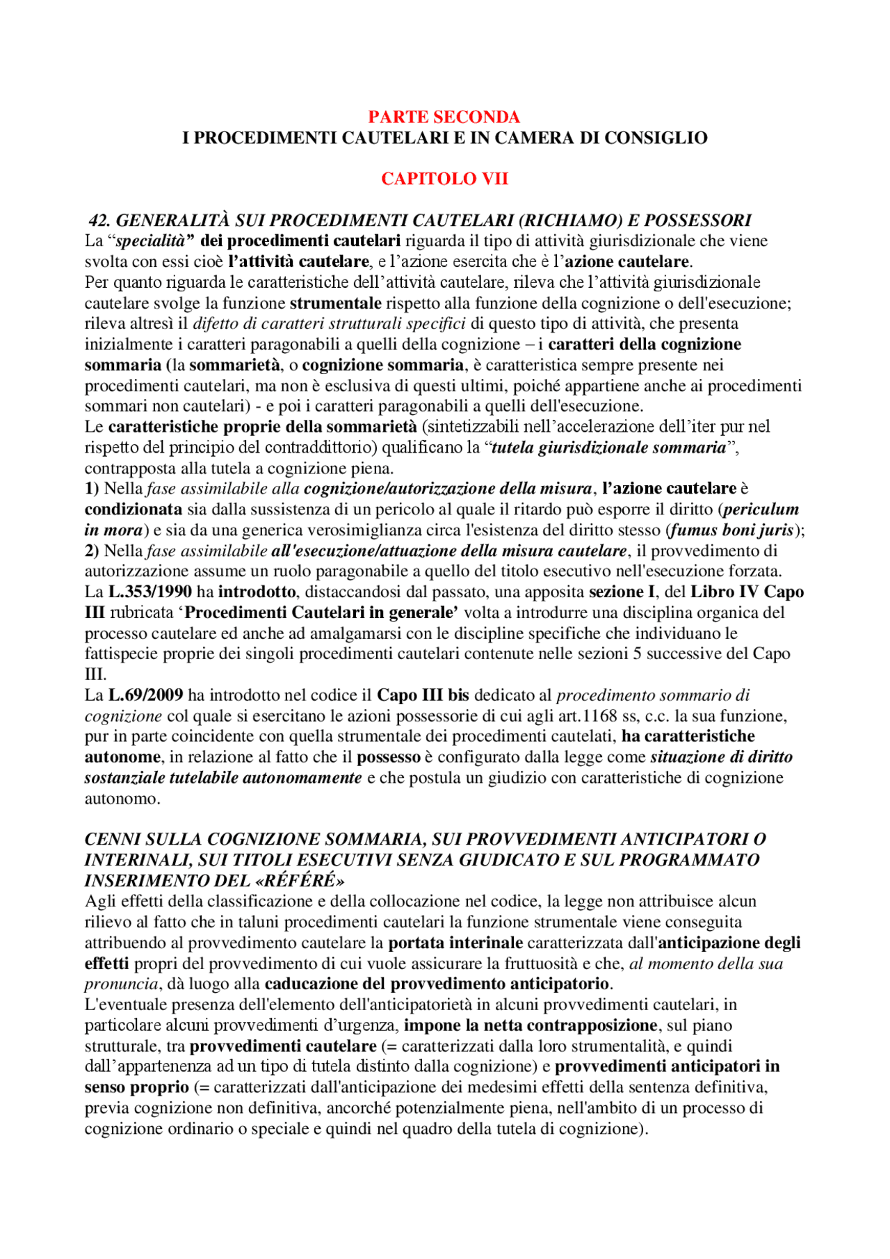 Diritto Processuale Civile Volume Iv Parte Seconda I Processi