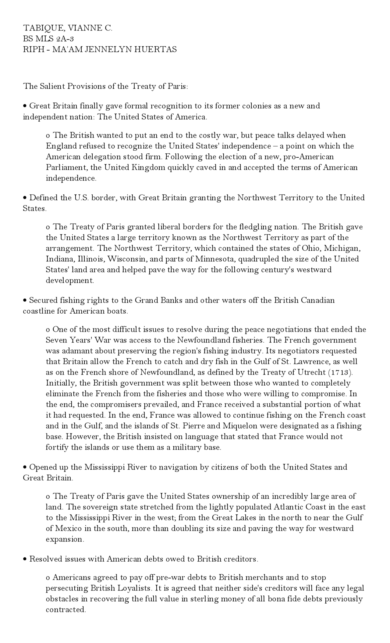 Activity 8 In History Docsity