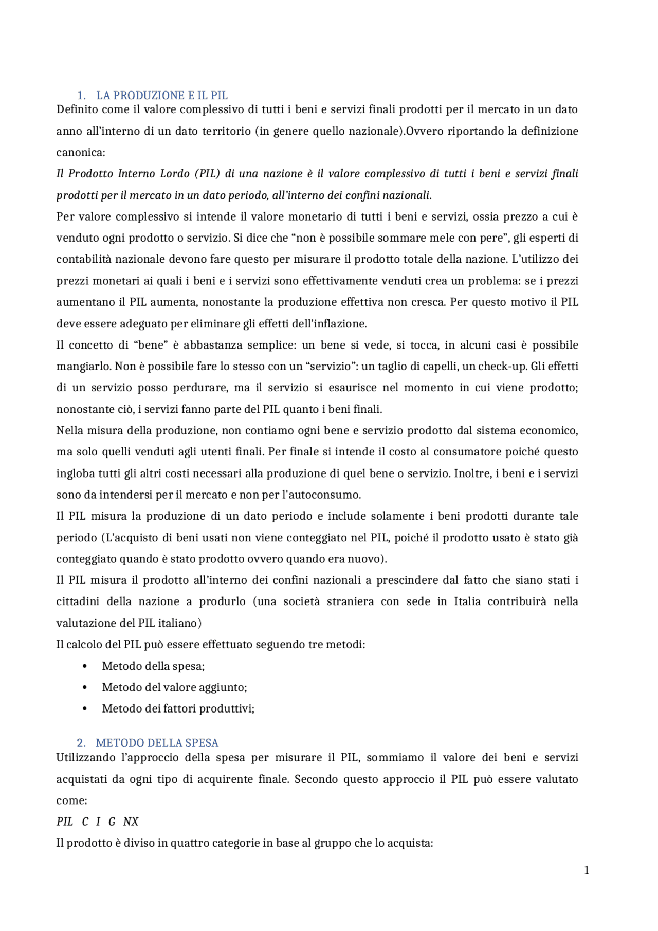 Aspetti normativi, concetti di base - Docsity