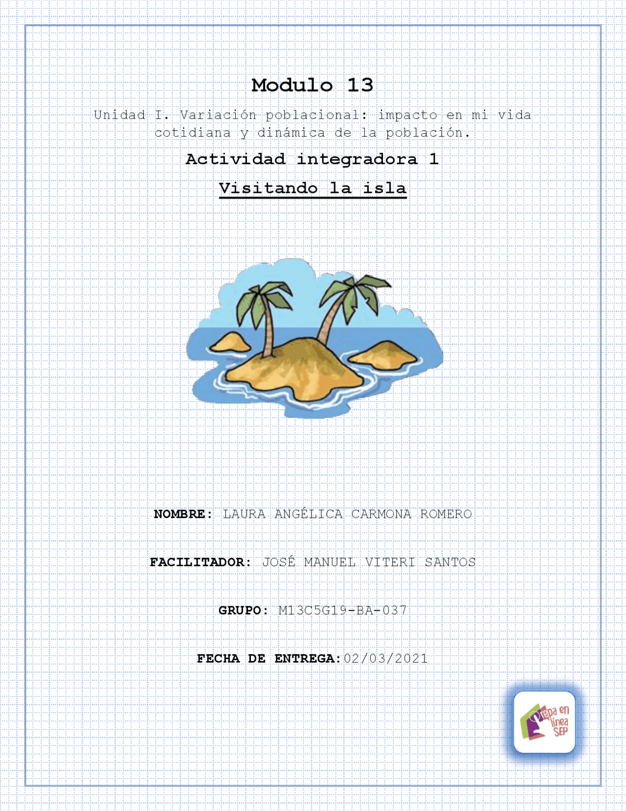 Actividad integradora 1 modulo 17 - Docsity
