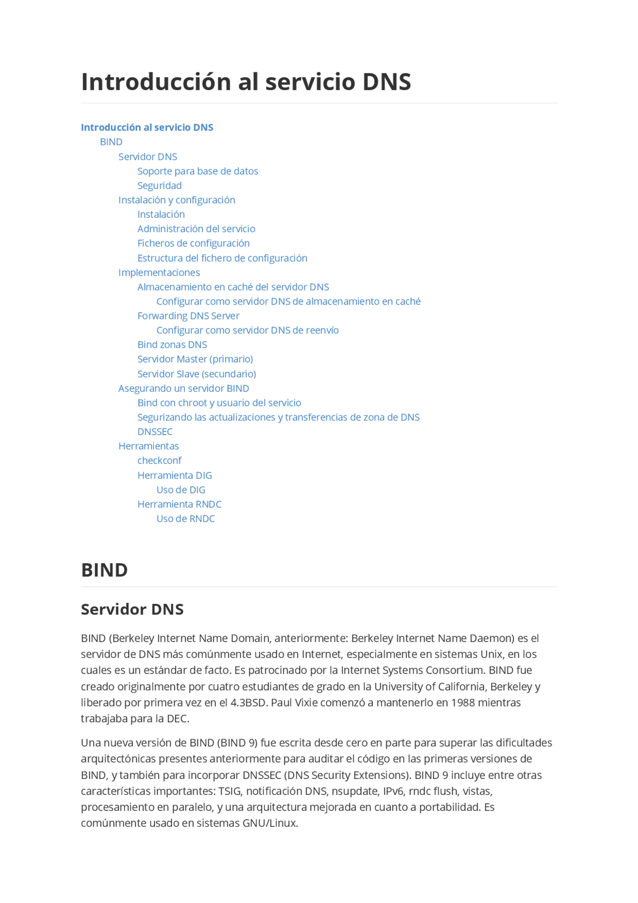 Bind DNS sobre linux debian. BIND (Berkeley Internet Name Domain ...