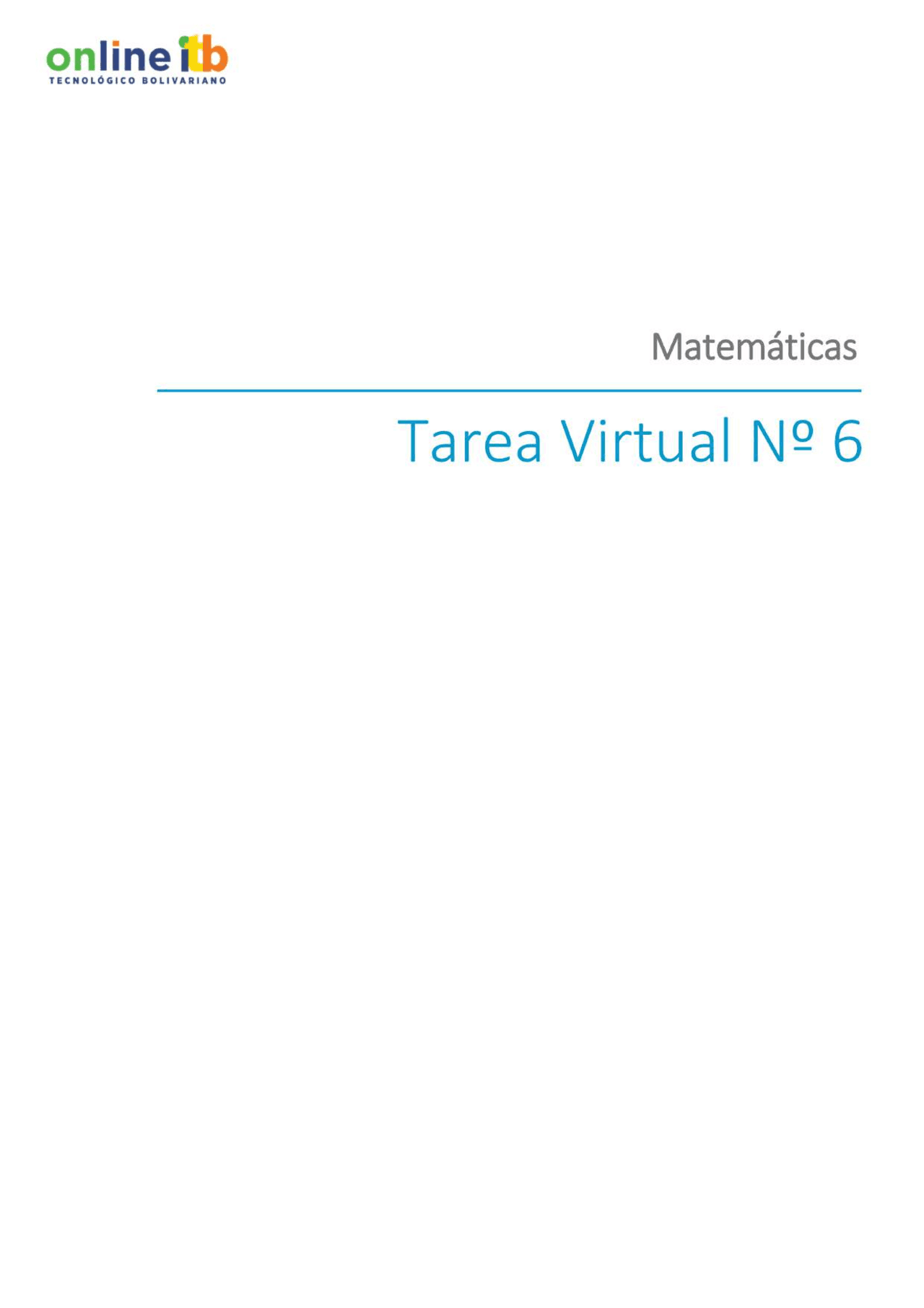 Tarea de matemáticas con ejercicios - Docsity