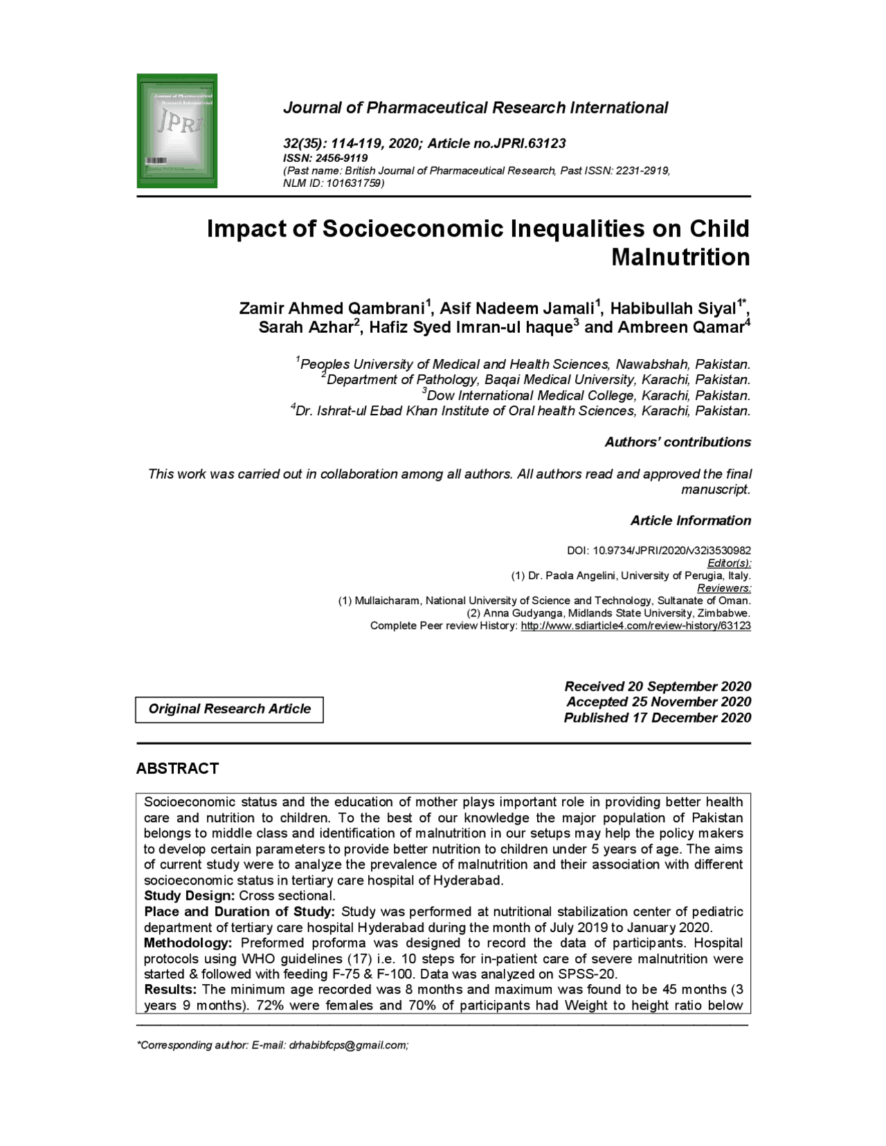 Desnutricion Infantil Docsity