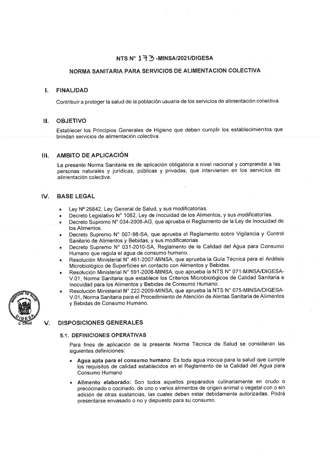 2021-DIGESA_NORMA _2021.pdf - Docsity