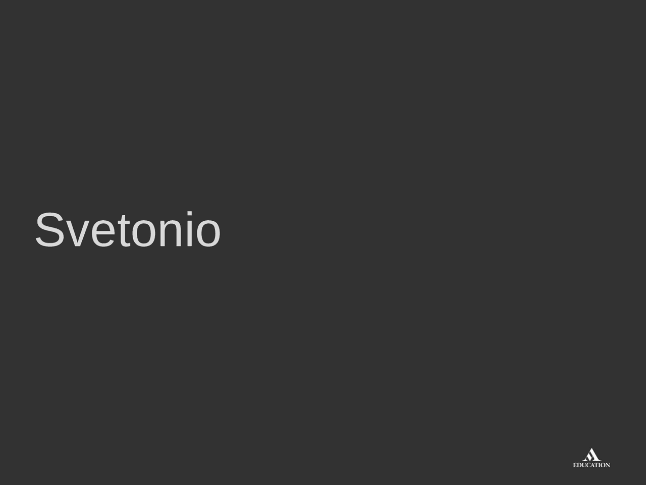 Svetonio Autore Latino Opere E Biografia Docsity