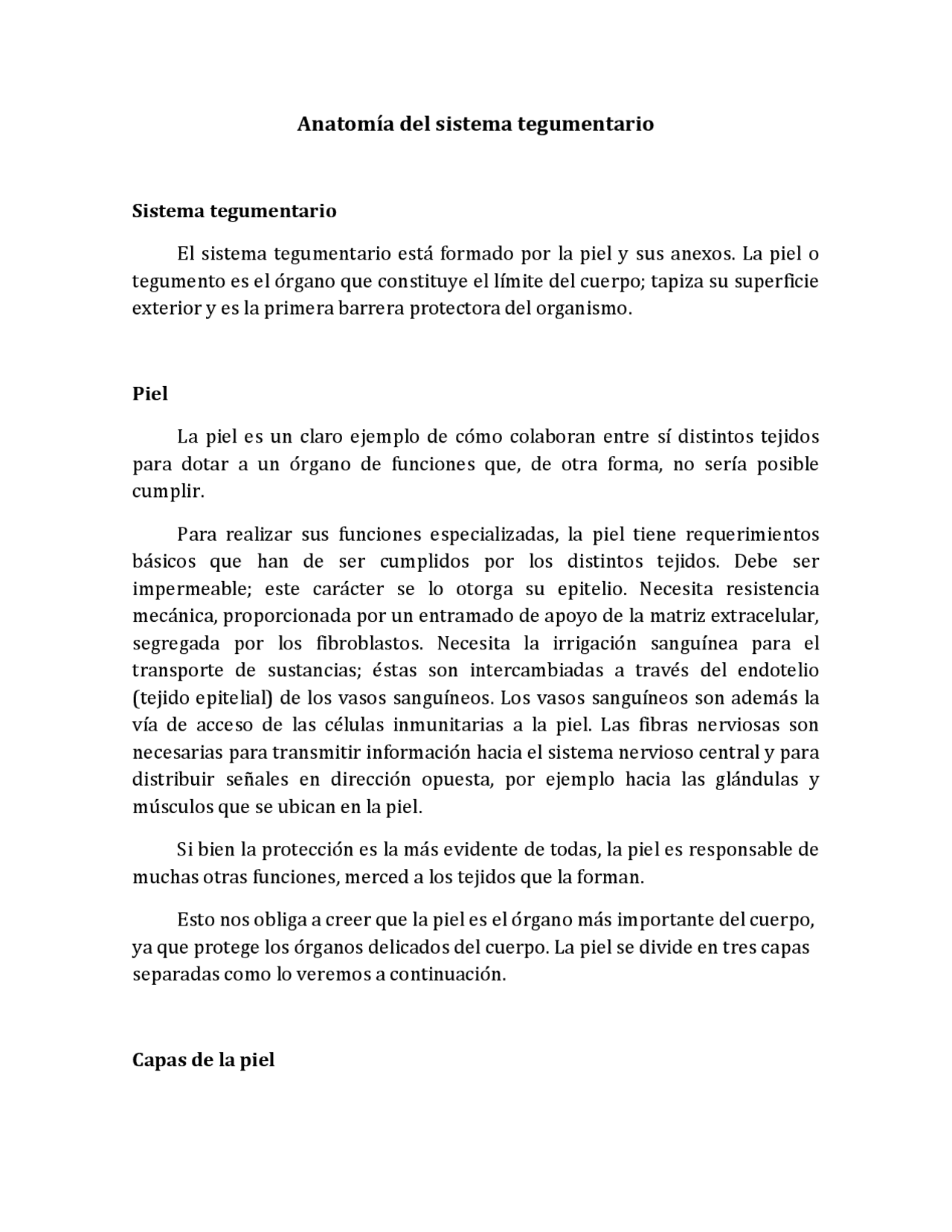 Sistema Tegumentario Docsity