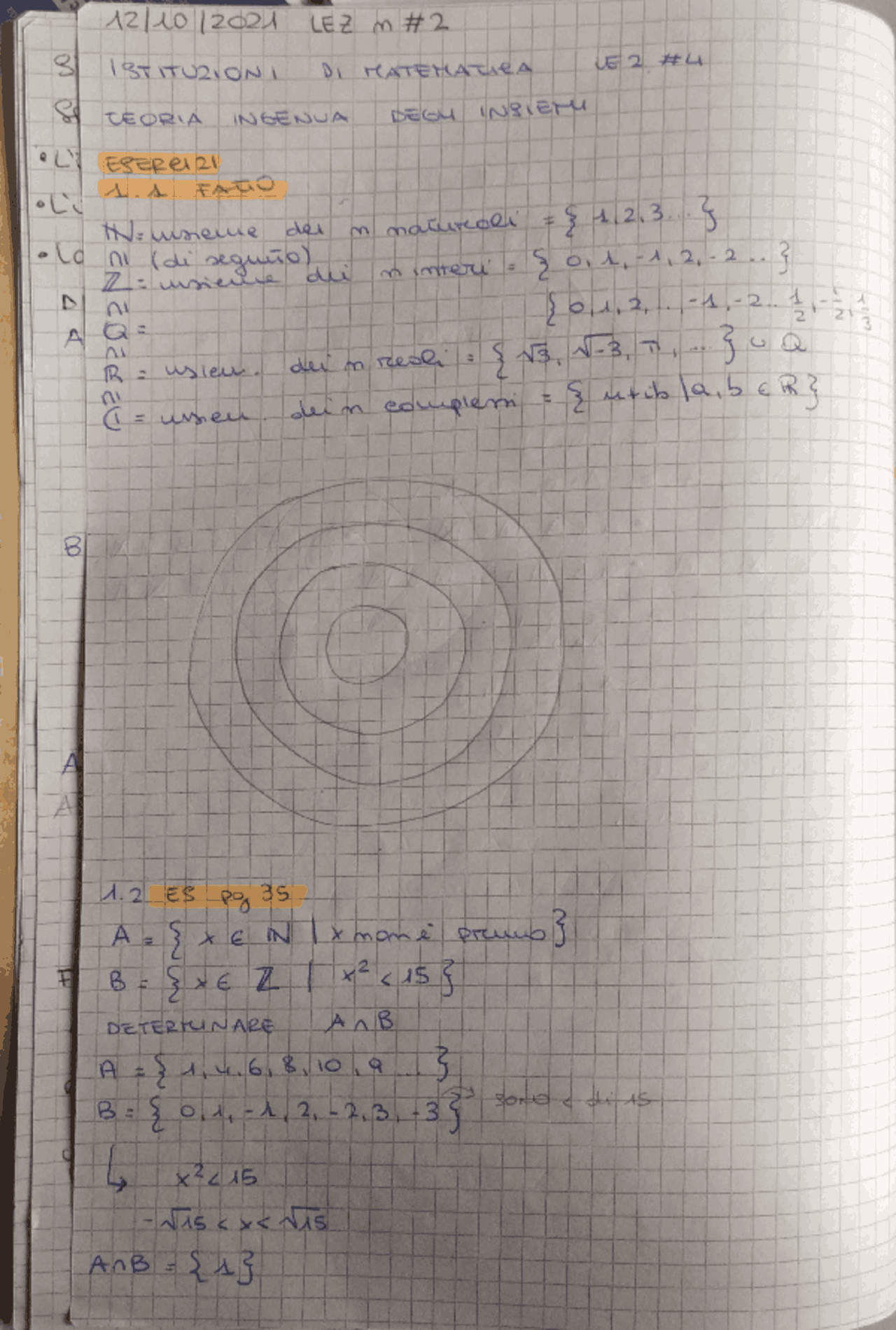 Appunti Di Matematica Insiemi Docsity