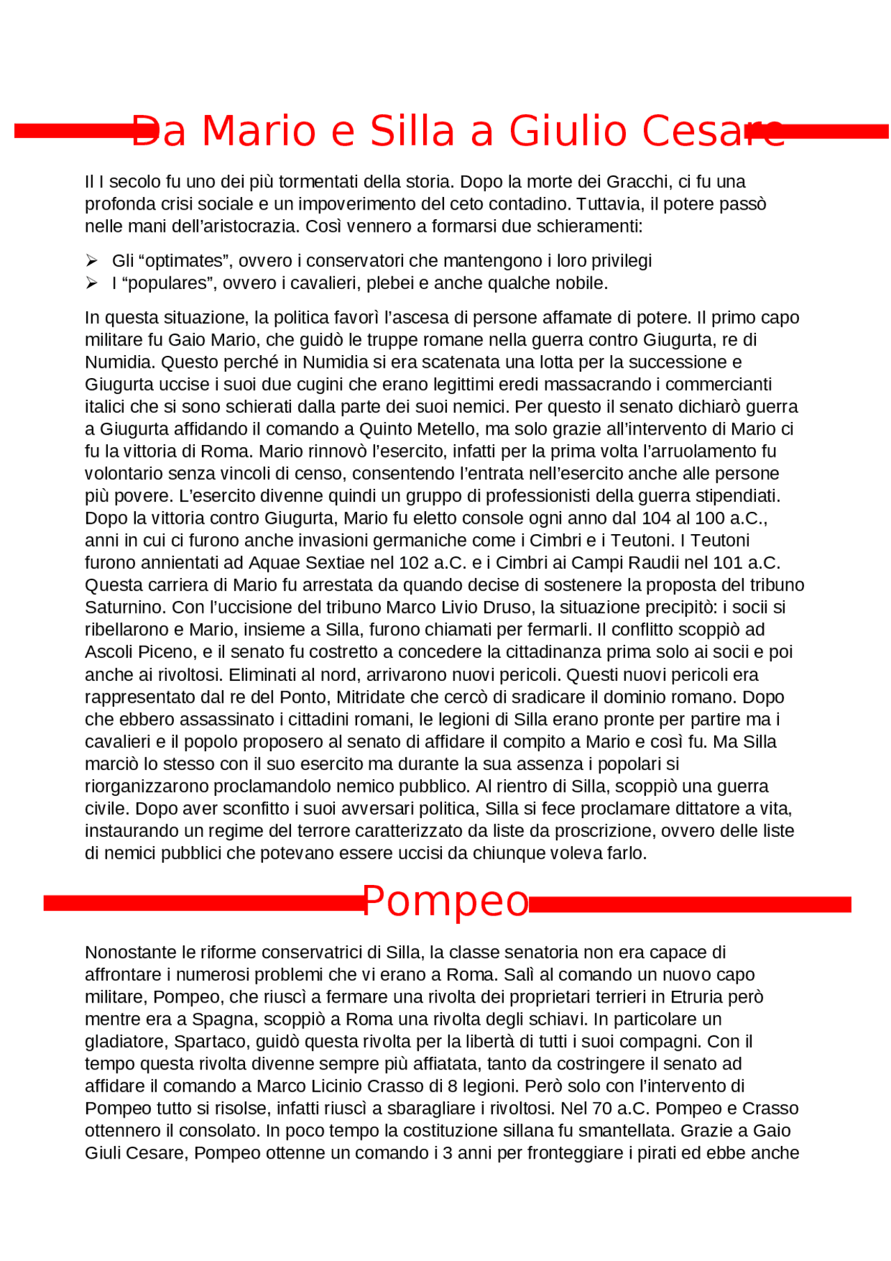 Latino 3 Superiore Completi Docsity