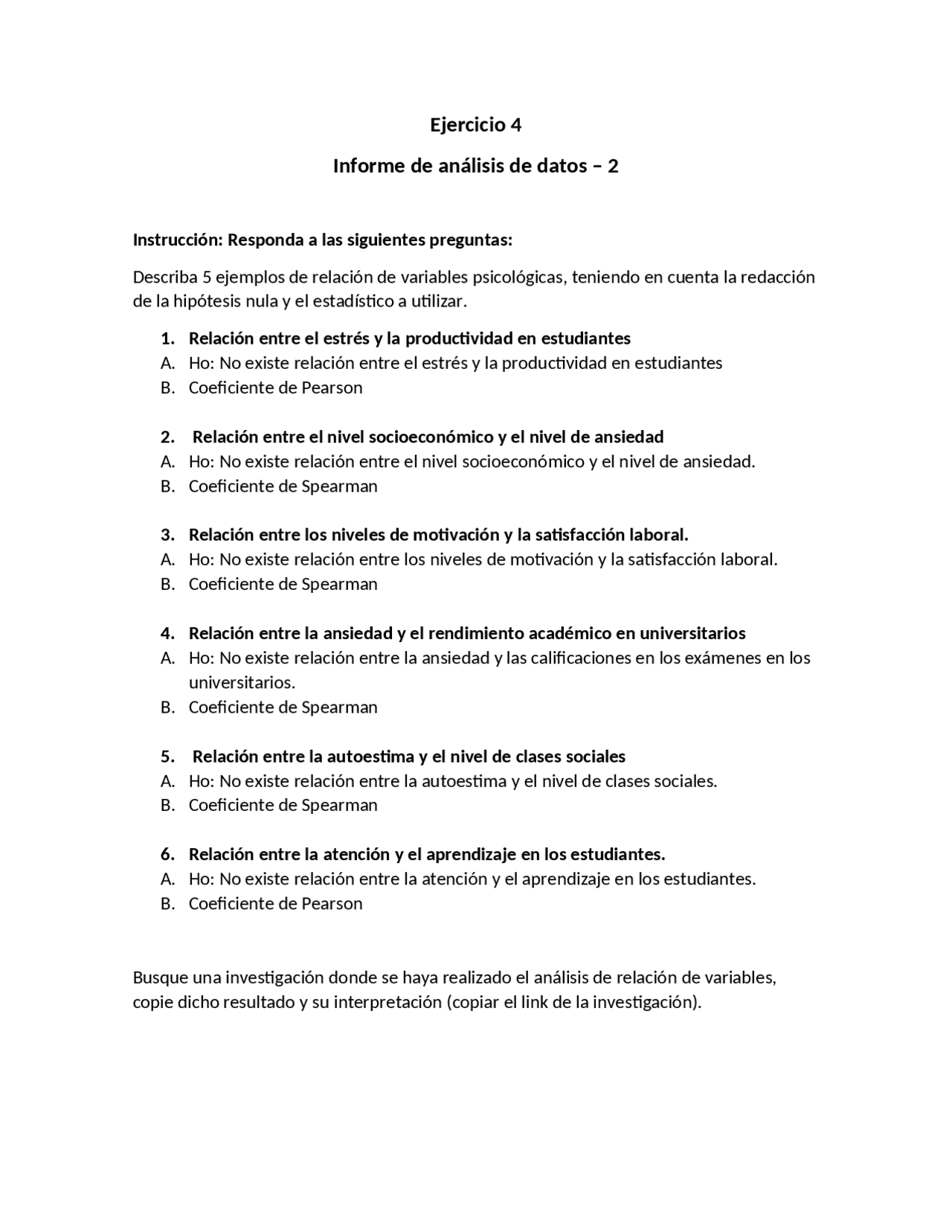 Análisis De Datos Spss Exercises Of Applied Statistics Docsity