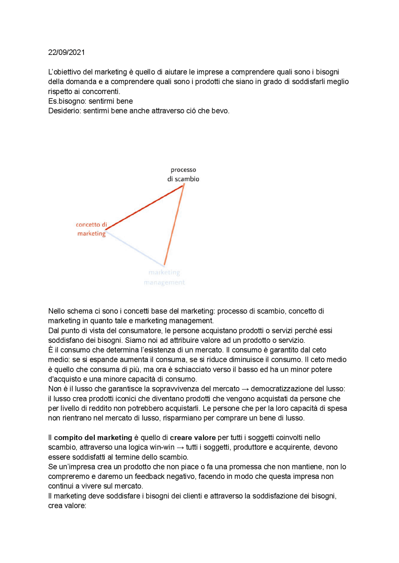 Seconda Lezione Market Driven Management Docsity