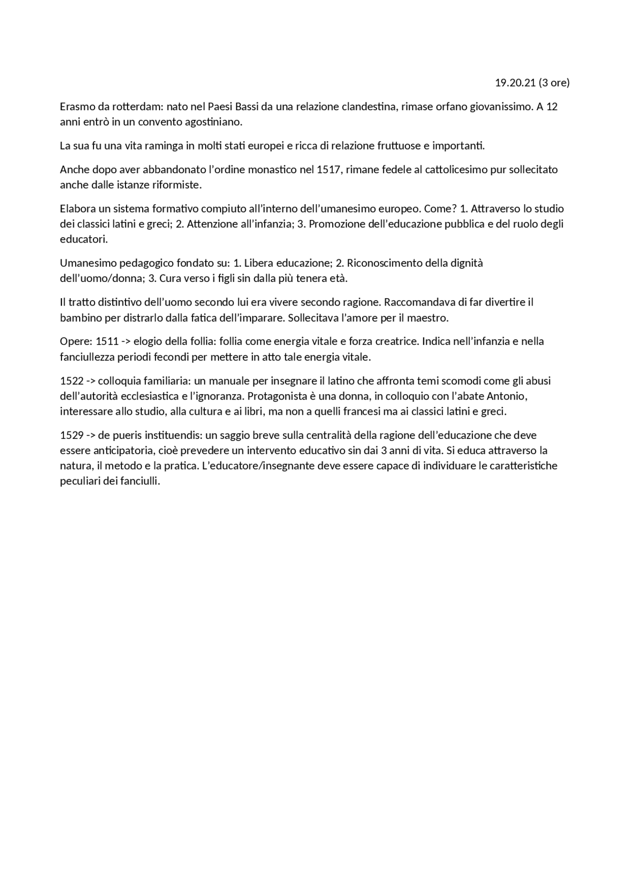 Riassunto Prima Parte Docsity