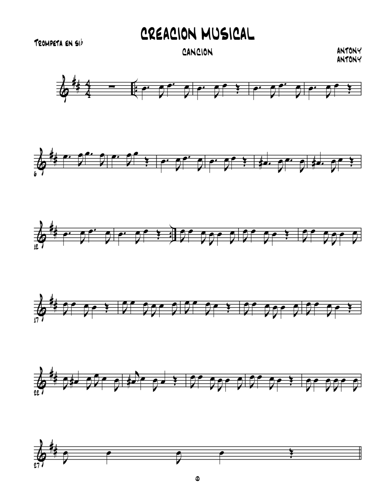 Ejercicio de Creacion Musical - Docsity