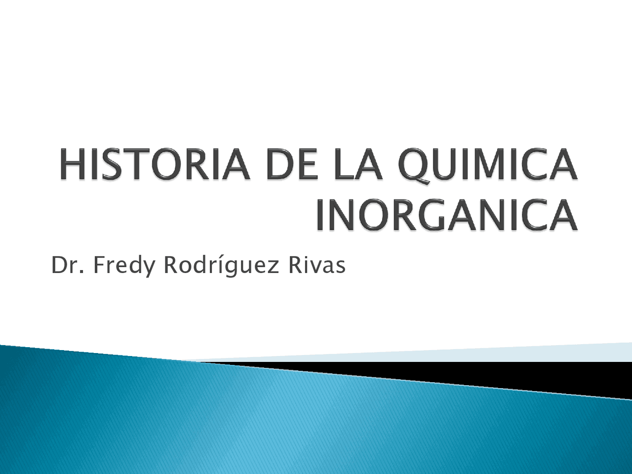 Introducción A Quimica Inórganica Docsity