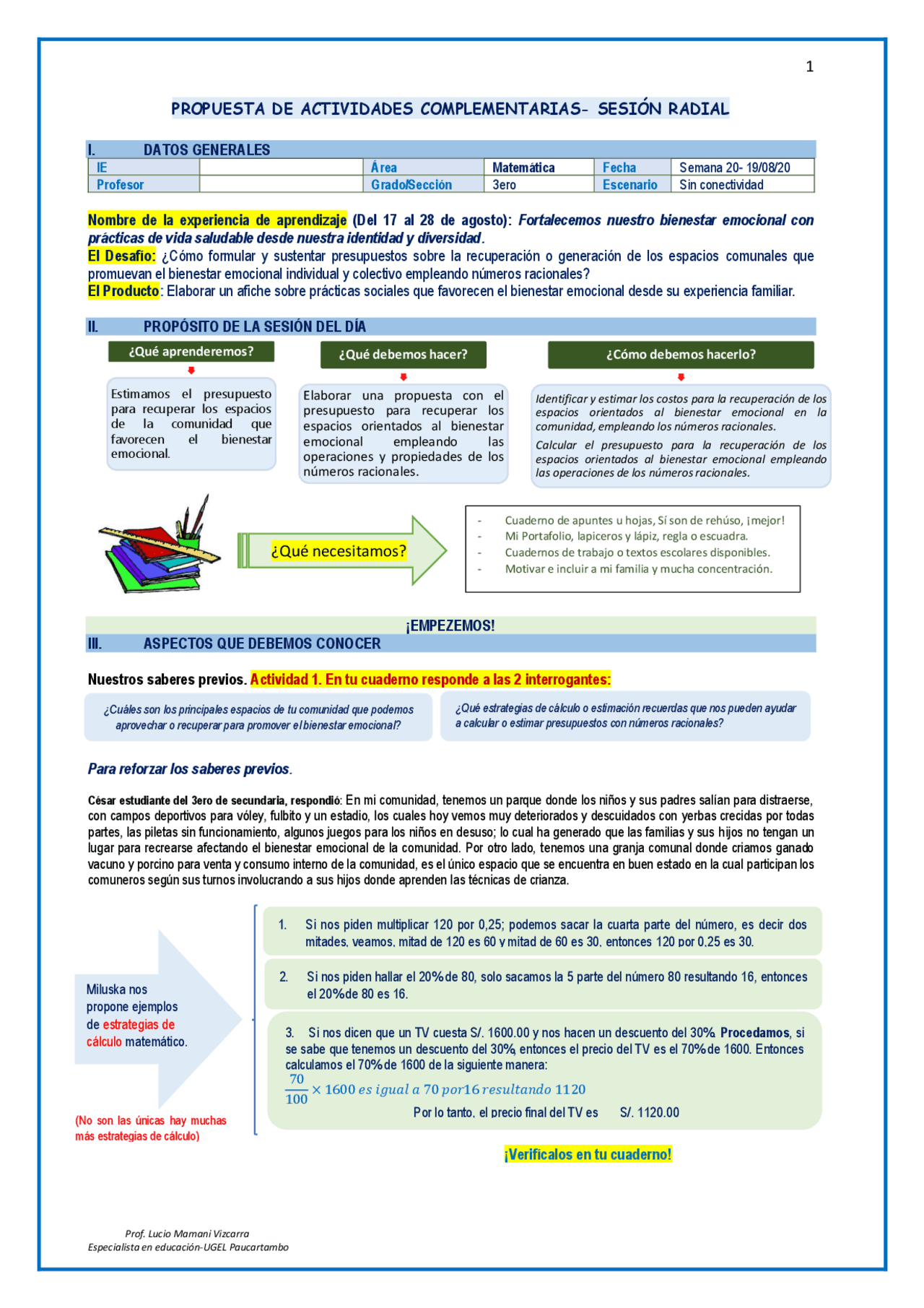 Actividad complementaria AeC_Mat - Docsity