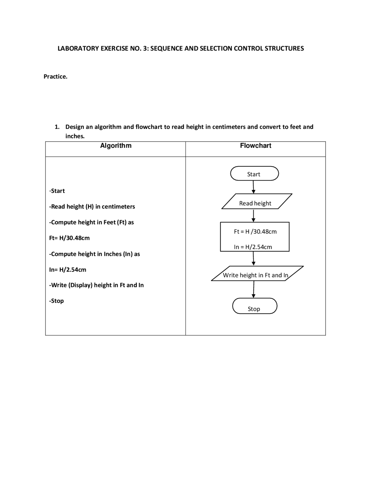 Horizontal Acceleration And Buoyancy Docsity