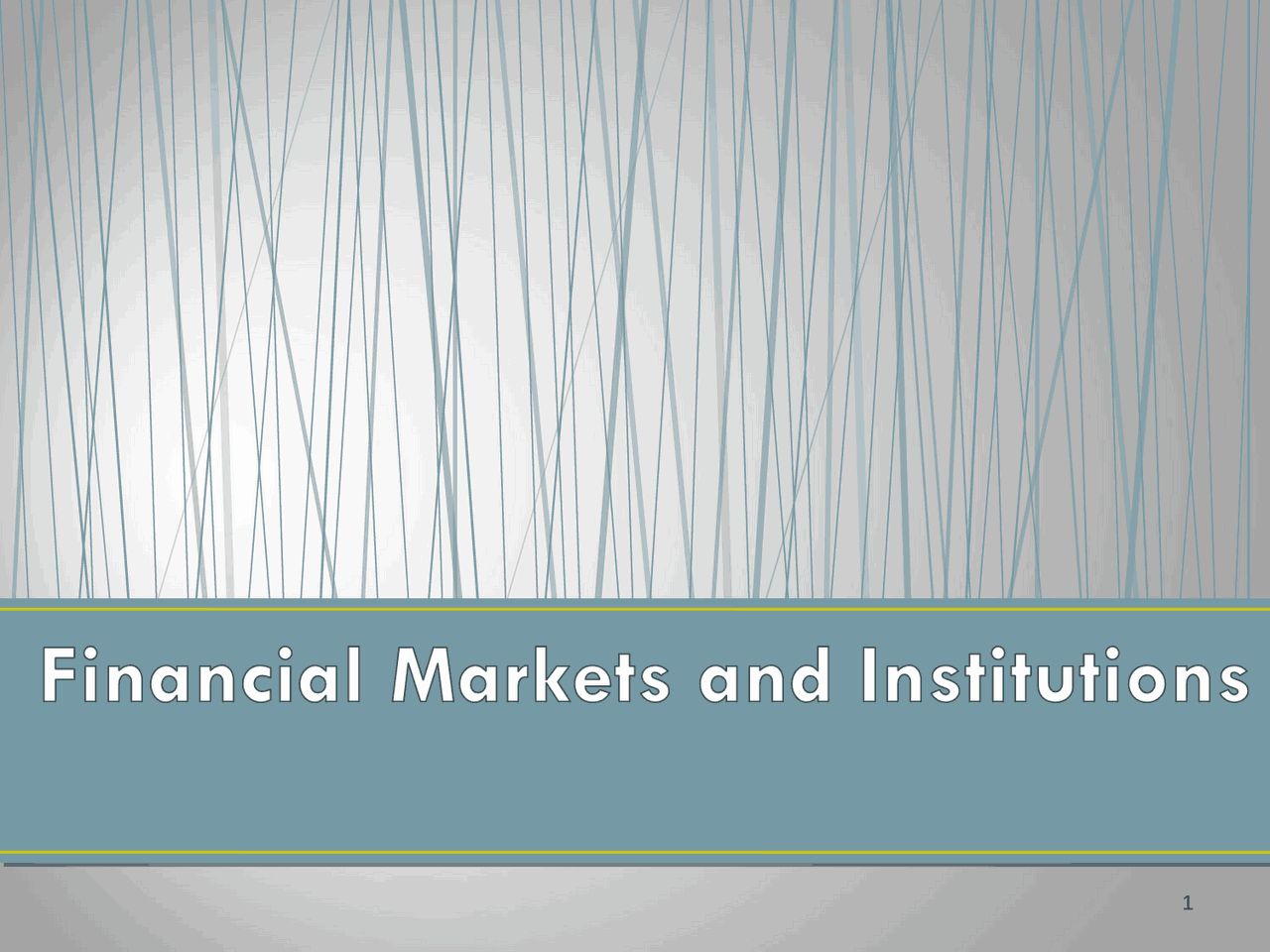 Structure of Interest Rates | Slides Financial Market | Docsity