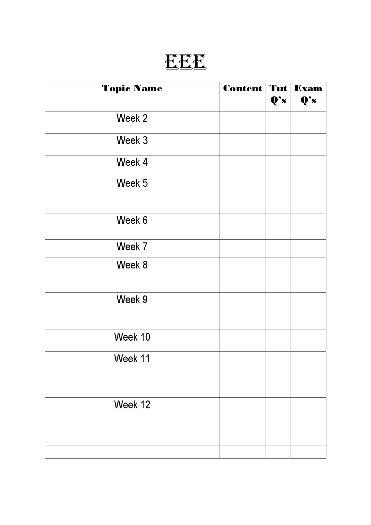Electrical Engineering Prep Docsity