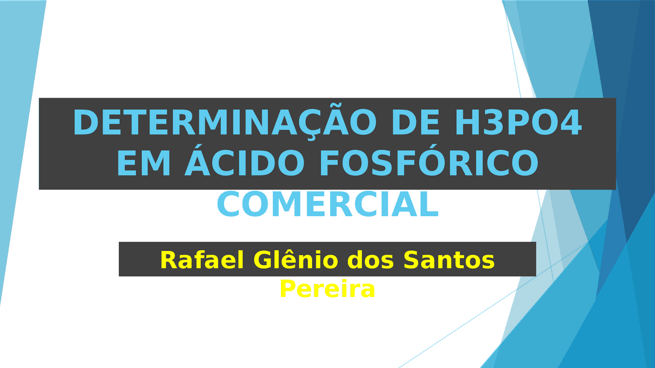 Aula Experimental De Química Analítica Docsity