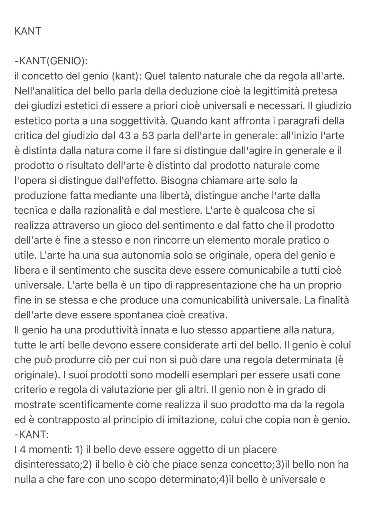 Il Filosofo Kant Vita E Opere Docsity