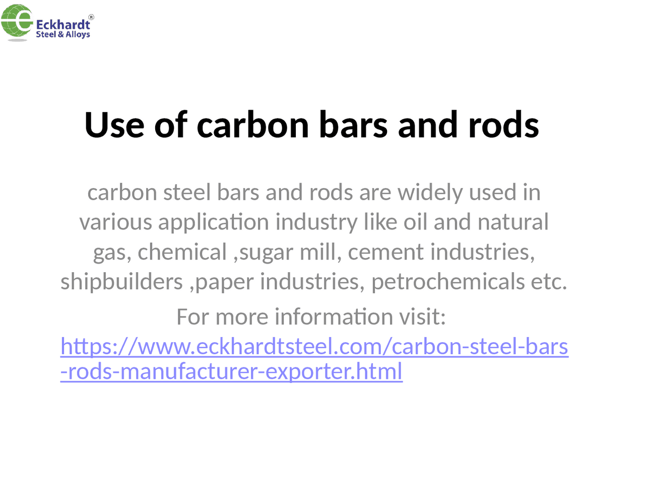 Use of carbon bars and rods - Docsity