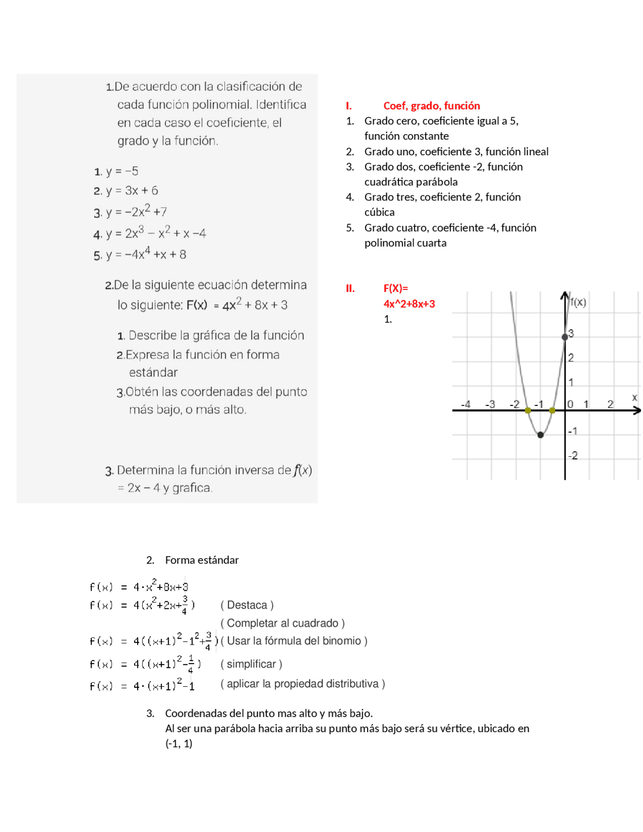 Ejercicios De Polinomios Docsity