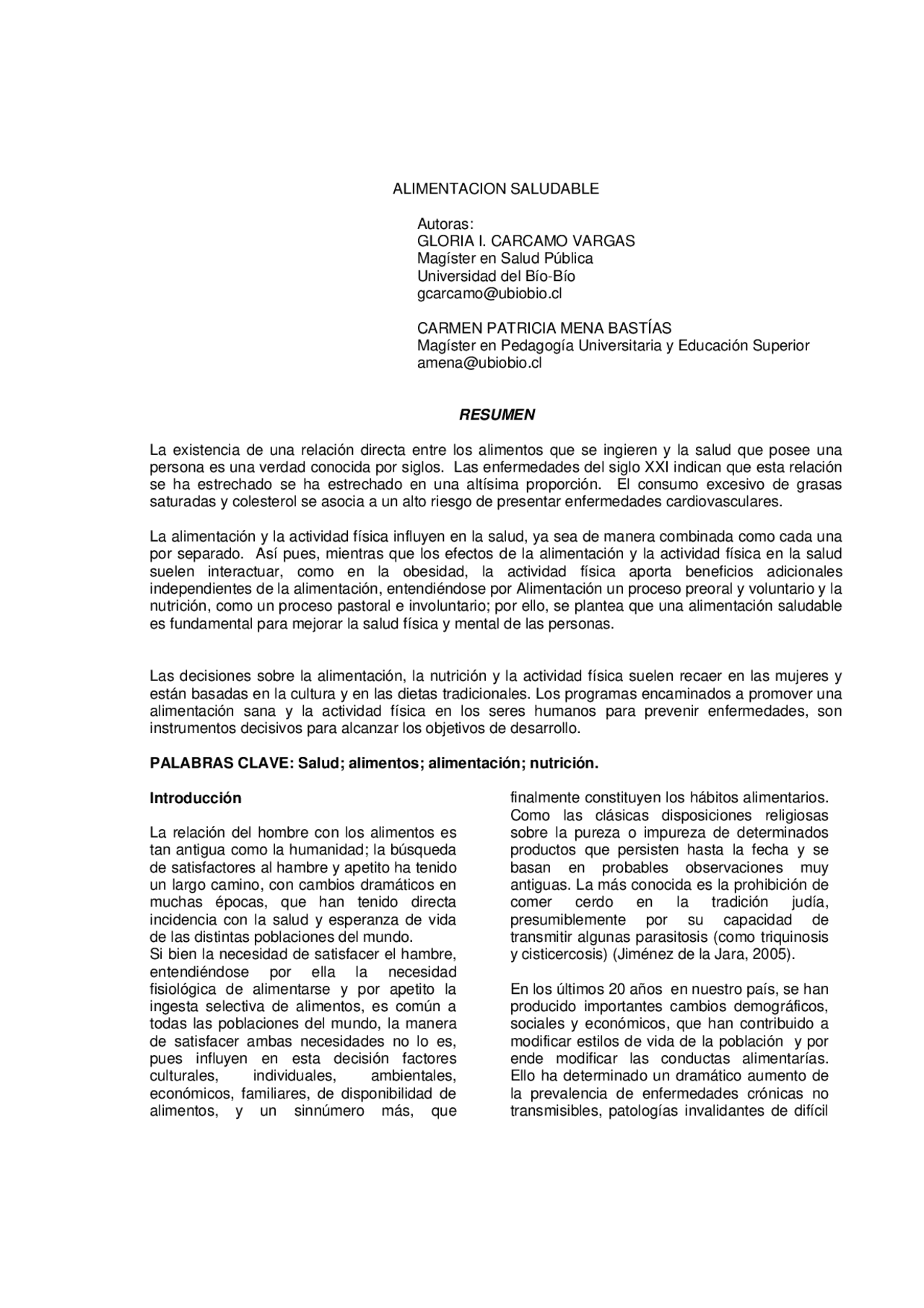 Alimentacion Saludable Docsity