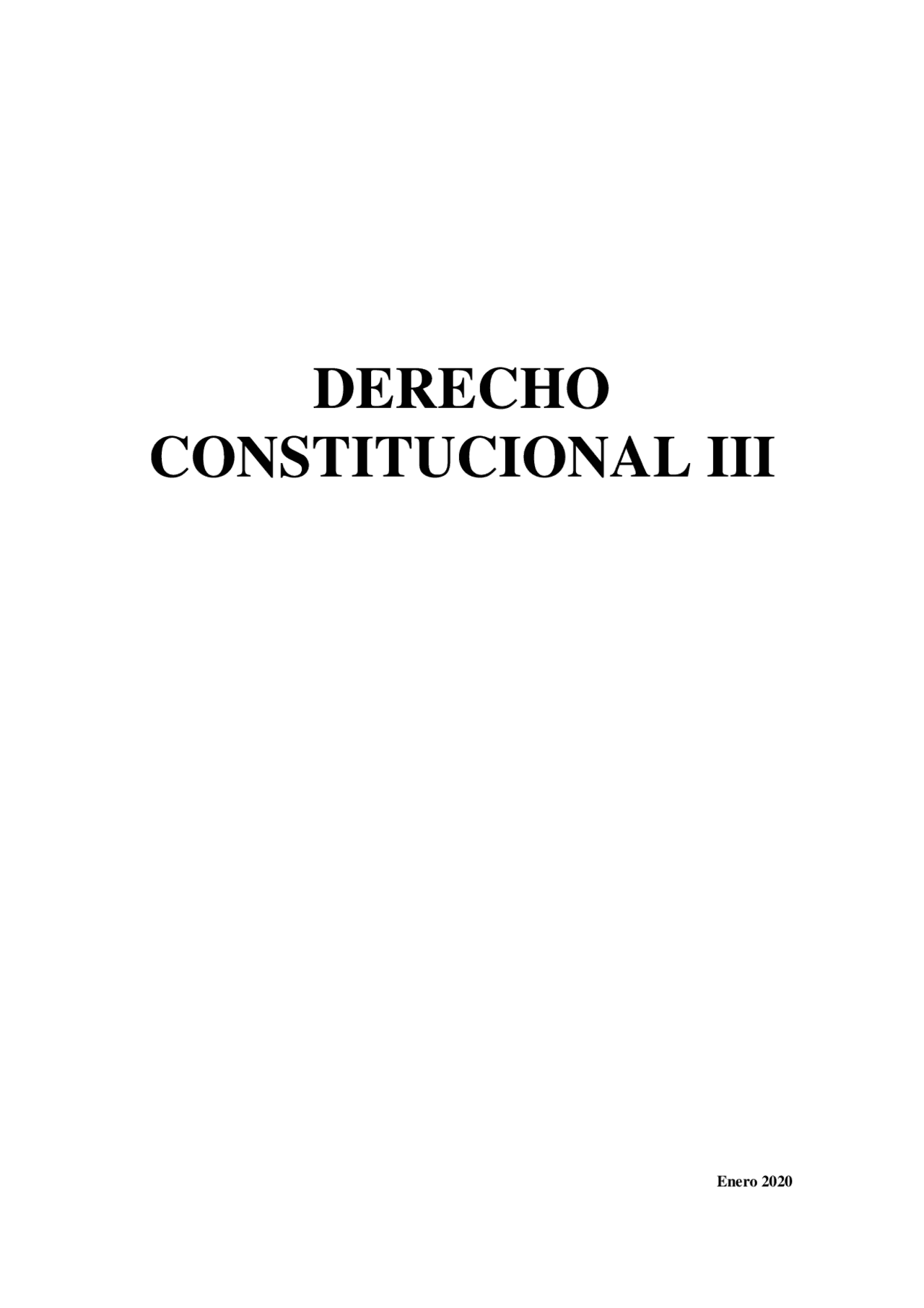 Tema 1 Al 6 Derecho Constitucional Iii Docsity